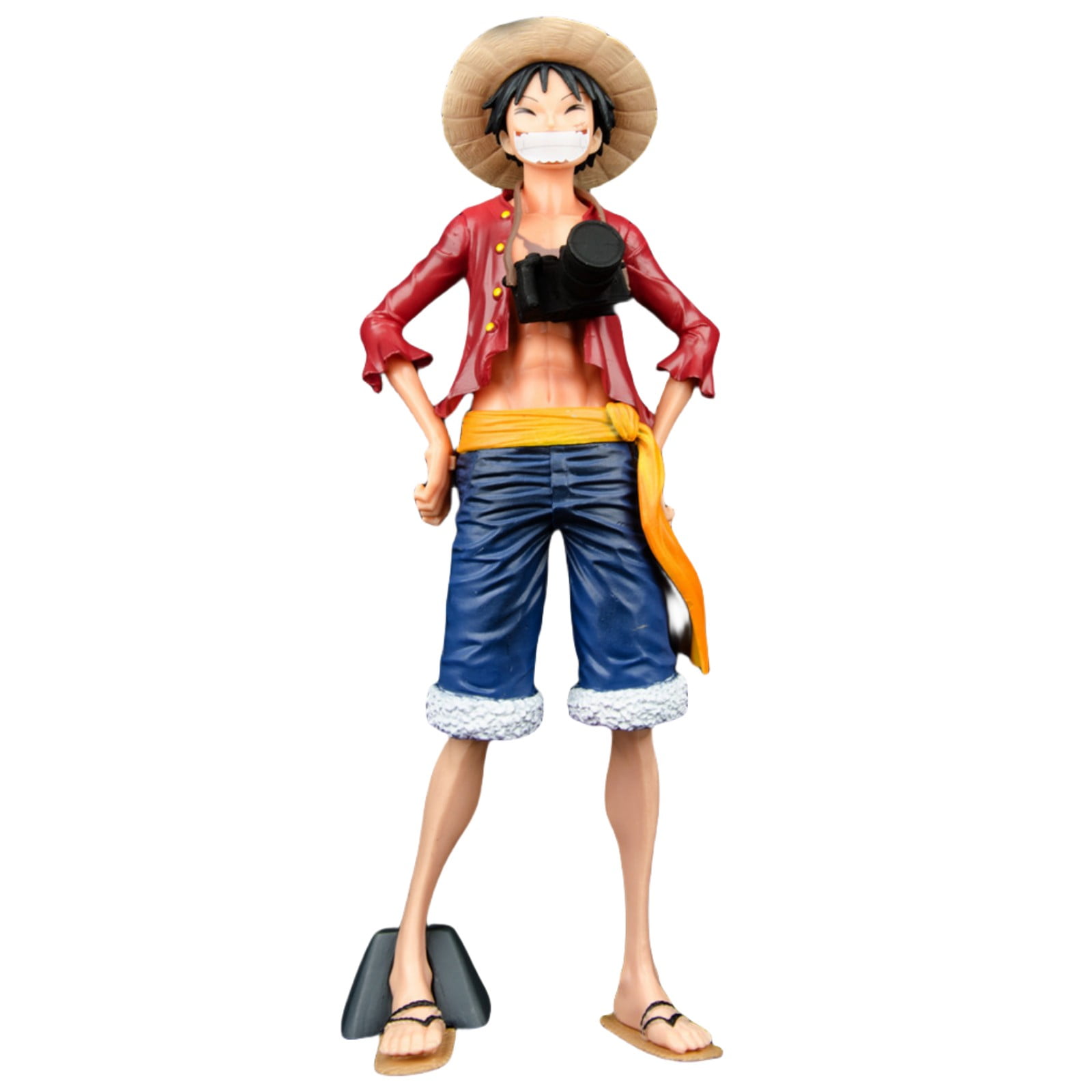 Njube Anime Figure Luffy Figure (Camera Ver.) Statue Collection PVC ...