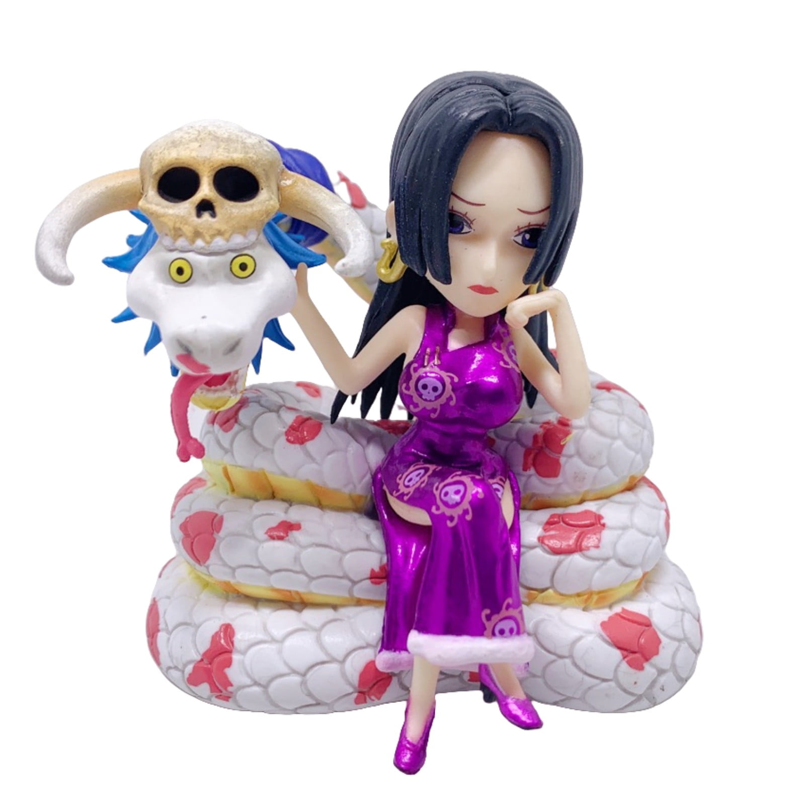 Njube Anime Figures Q Version Boa·Hancock Figure Dolls Static Model PVC ...