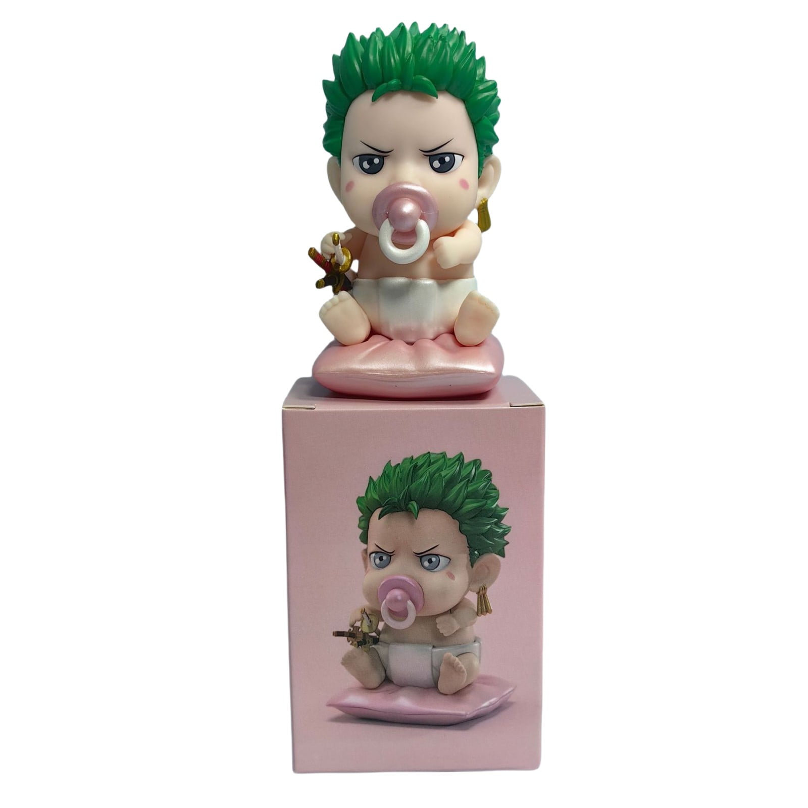 Njube Anime Figures Q Version Pacifier baby Roronoa Zoro Figure Dolls ...