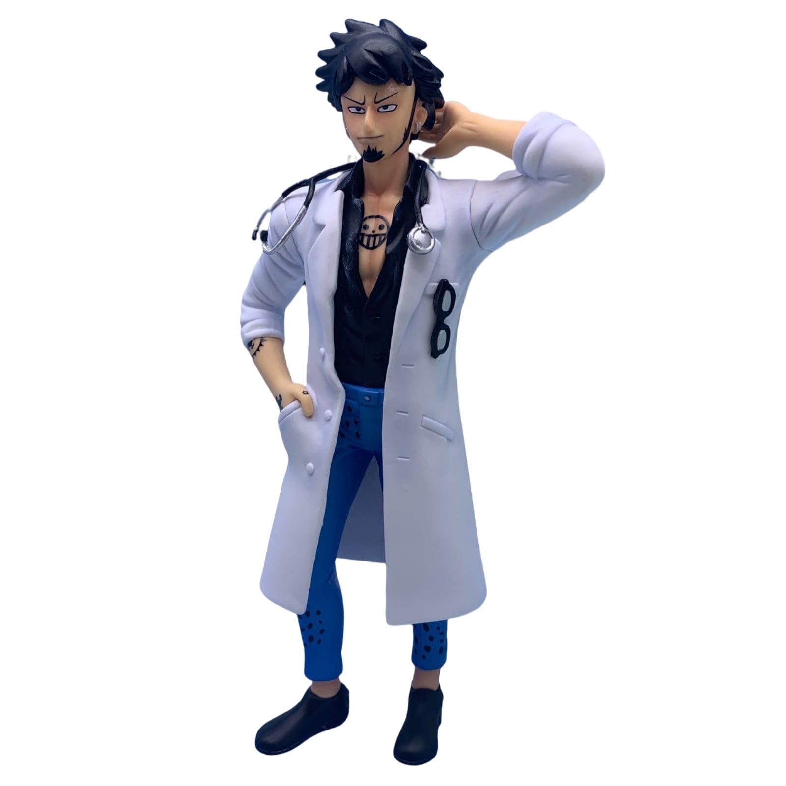 Njube Anime Statue Doctor Trafalgar D. Water Law Figure Character Model ...
