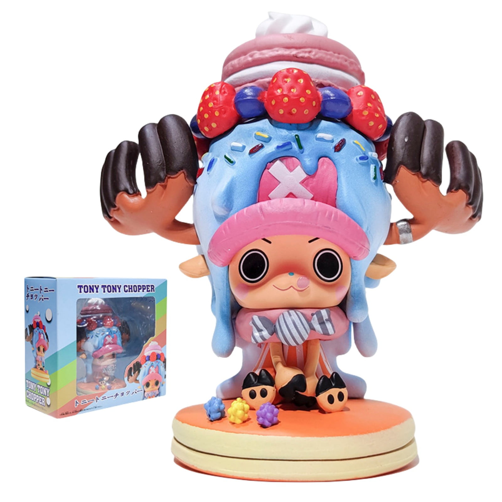 Njube Cake dress Tony Tony Chopper Figure Anime Doll with Accessories ...
