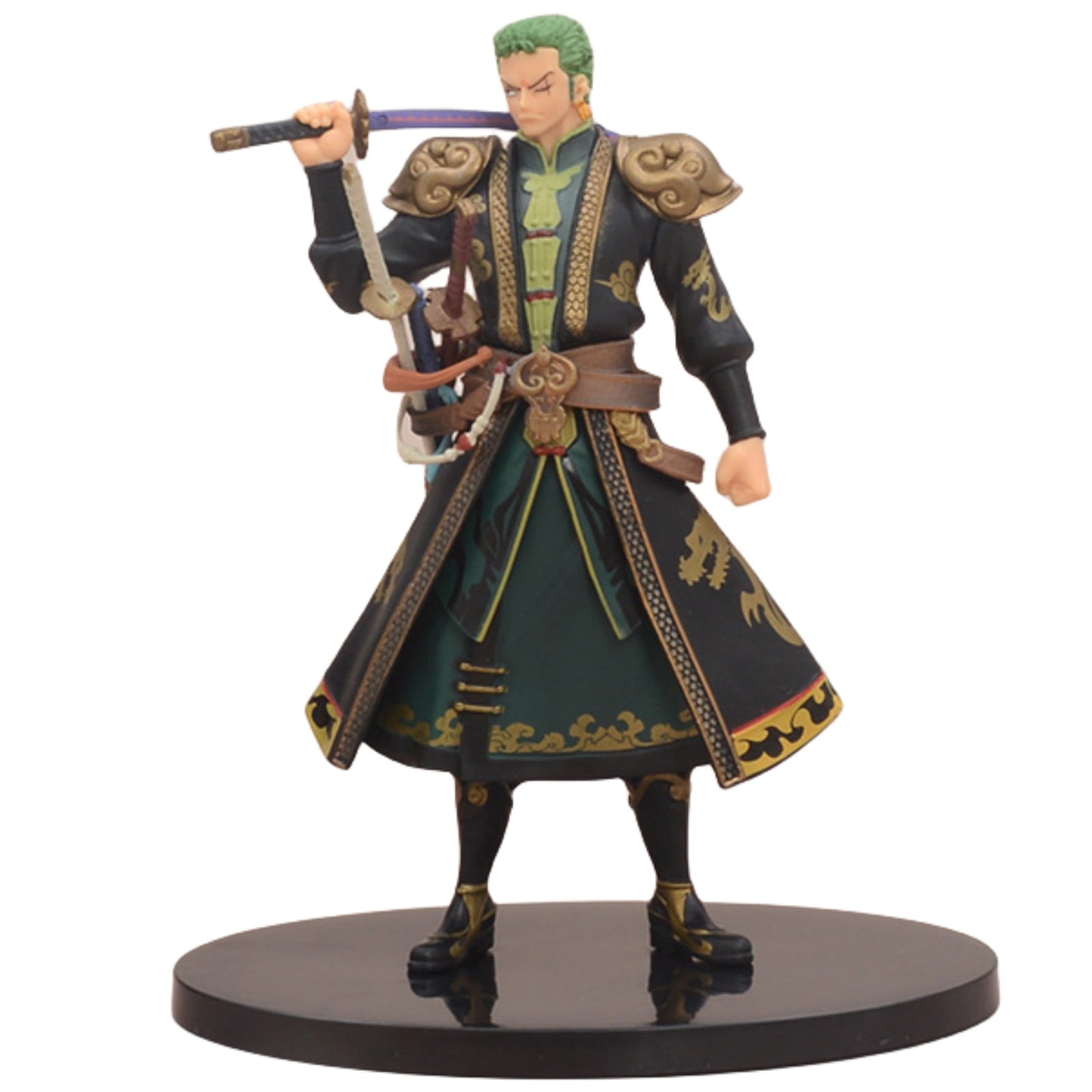 Njube Chinese style Roronoa Zoro Figure PVC Model Collection Desktop ...