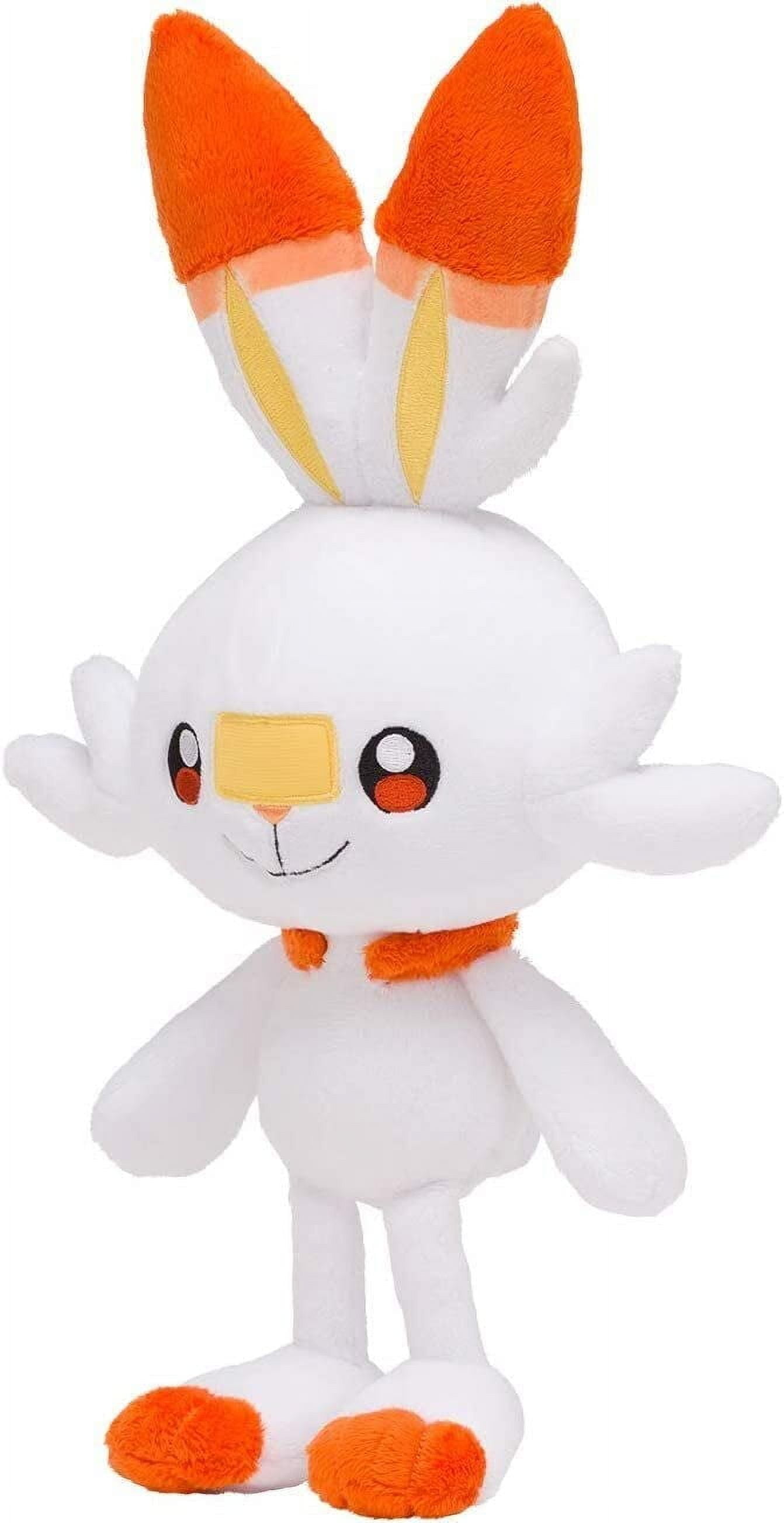 Njube Lovely Japanese Anime Fire Rabbit Plush Stuffed Dolls Cute Rabbit ...