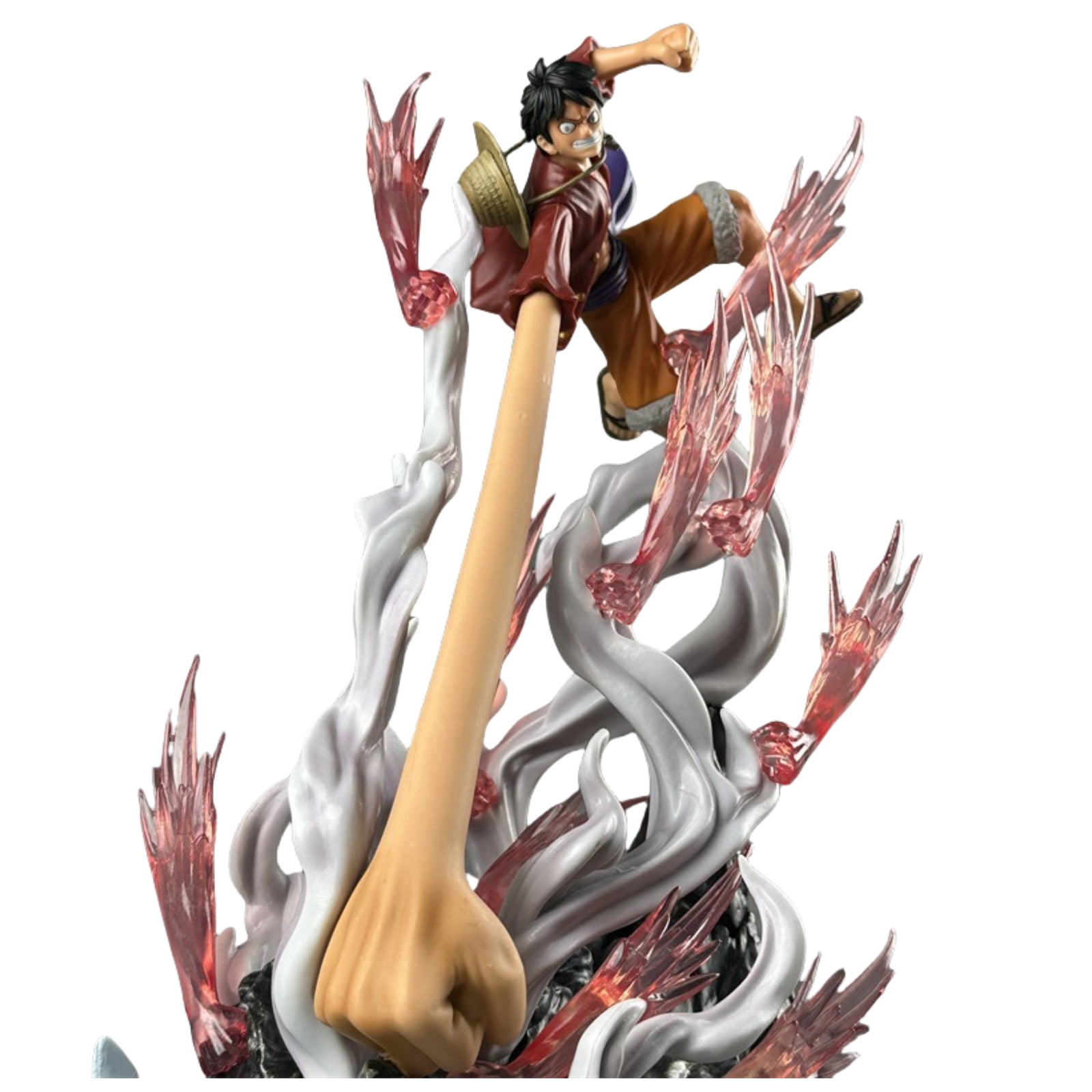 Njube Anime Figure Machine Gun Luffy Figure 30cm/11.81inch Desk Figure ...