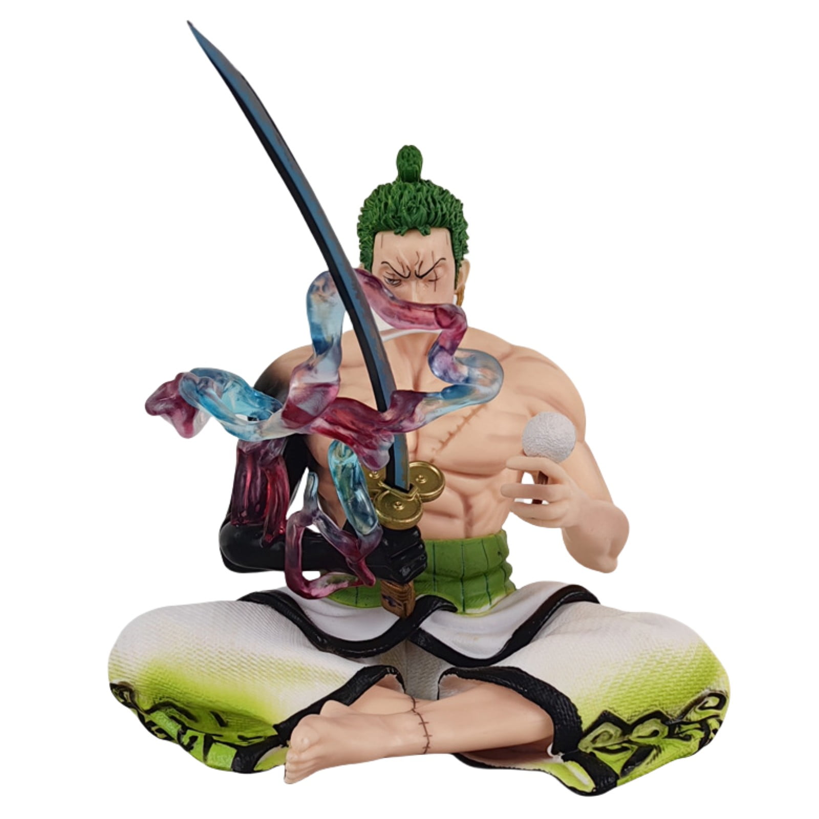 Njube Roronoa Zoro Figure（Enma Ver.） PVC Toys Statue Collectible Statue ...