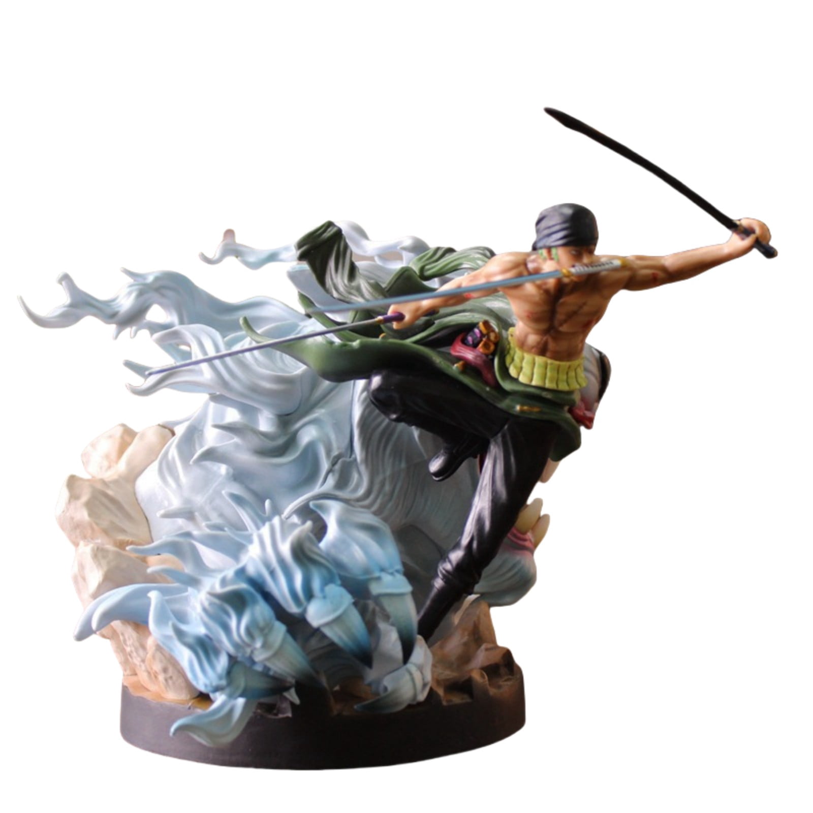Njube Roronoa Zoro Figure (Large size) PVC Toys Statue Collectible ...