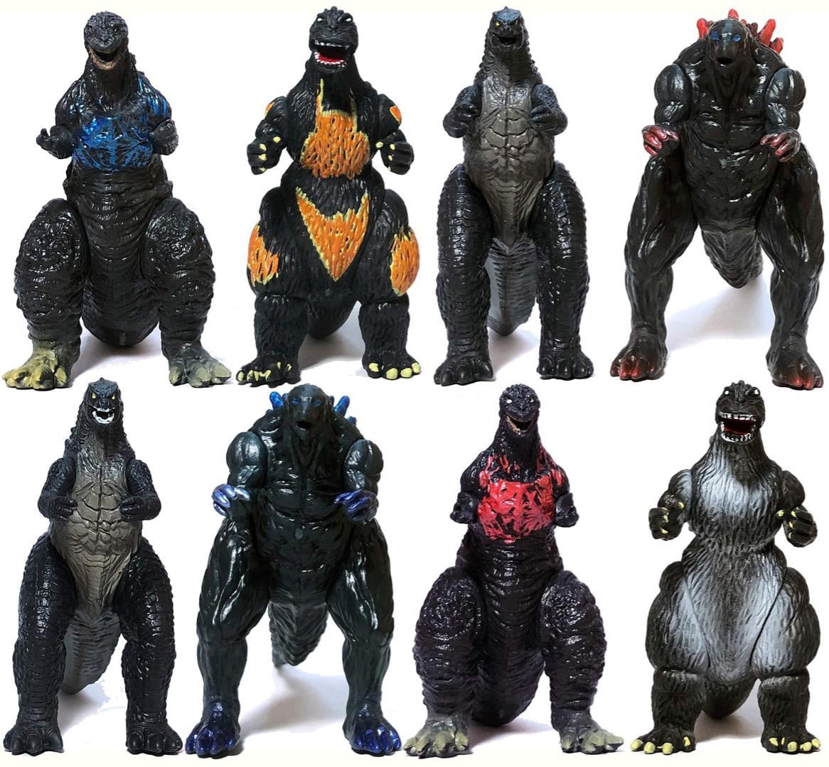 Njube Set of 8 Godzill Toys Movable Joint Birthday 2019 Action Figures ...