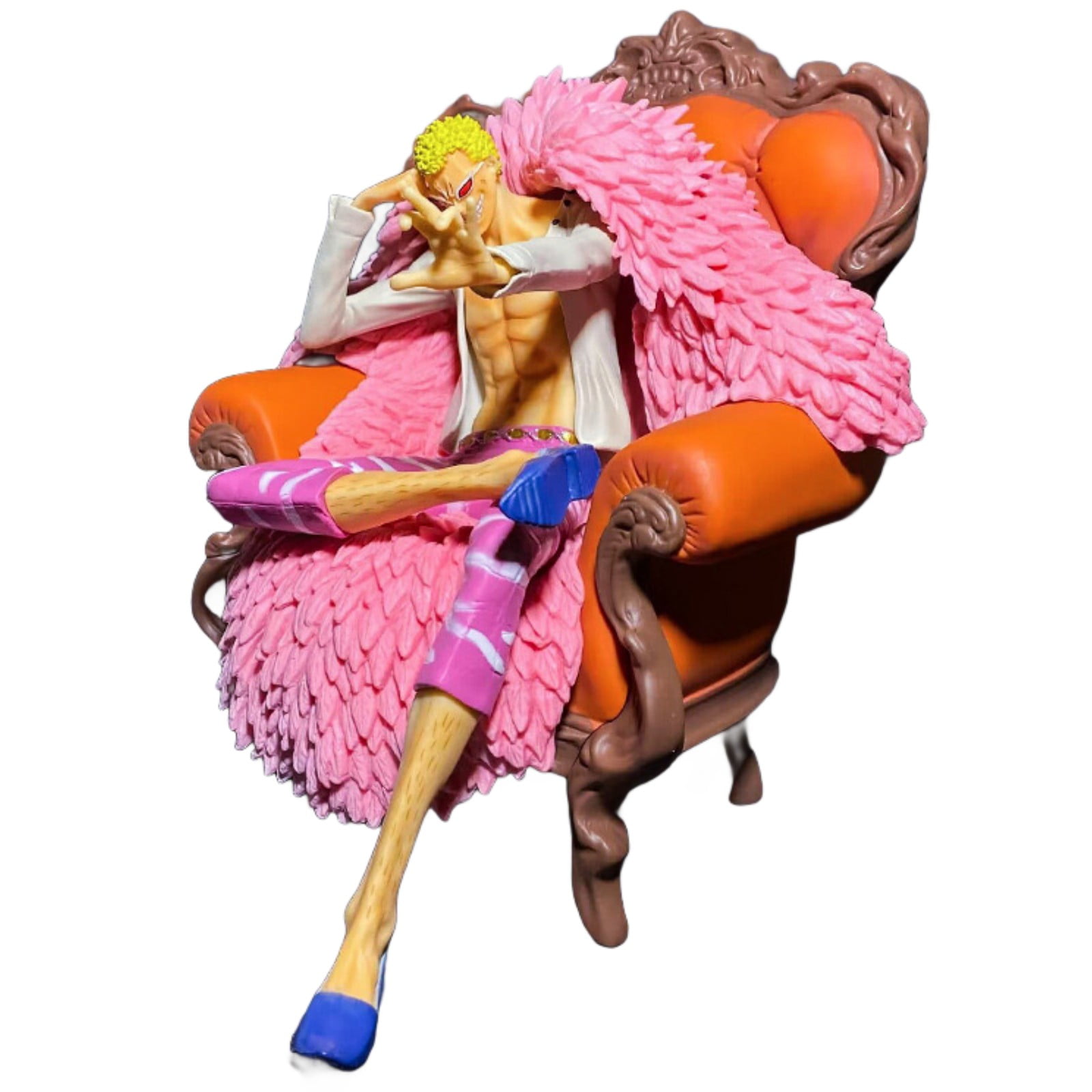 Njube Sofa Donquixote Doflamingo Figure Anime Doll with Accessories ...
