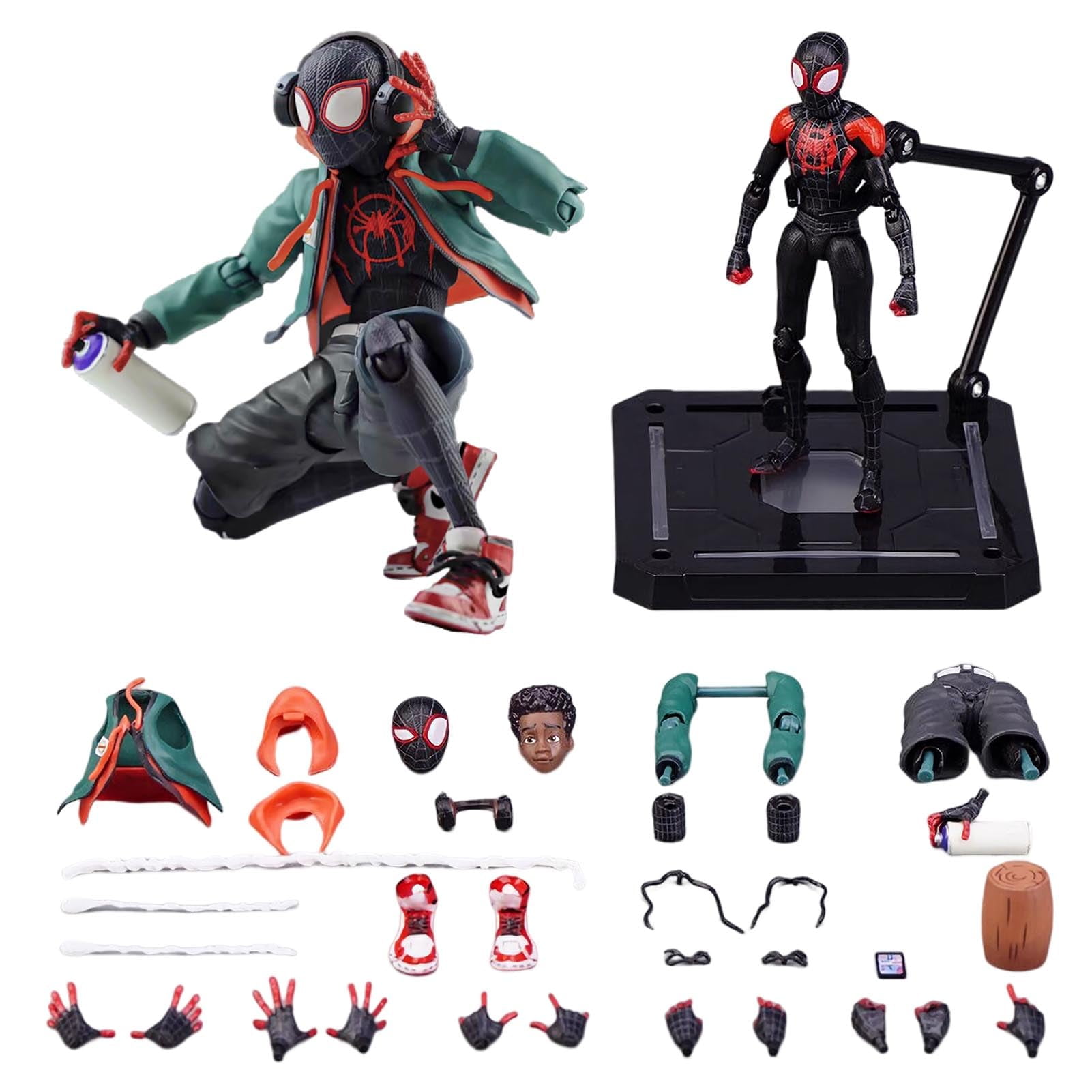 Njube Spider Mαn: Into The Spider-Verse Sentinel SV Super Heroes 6 ...