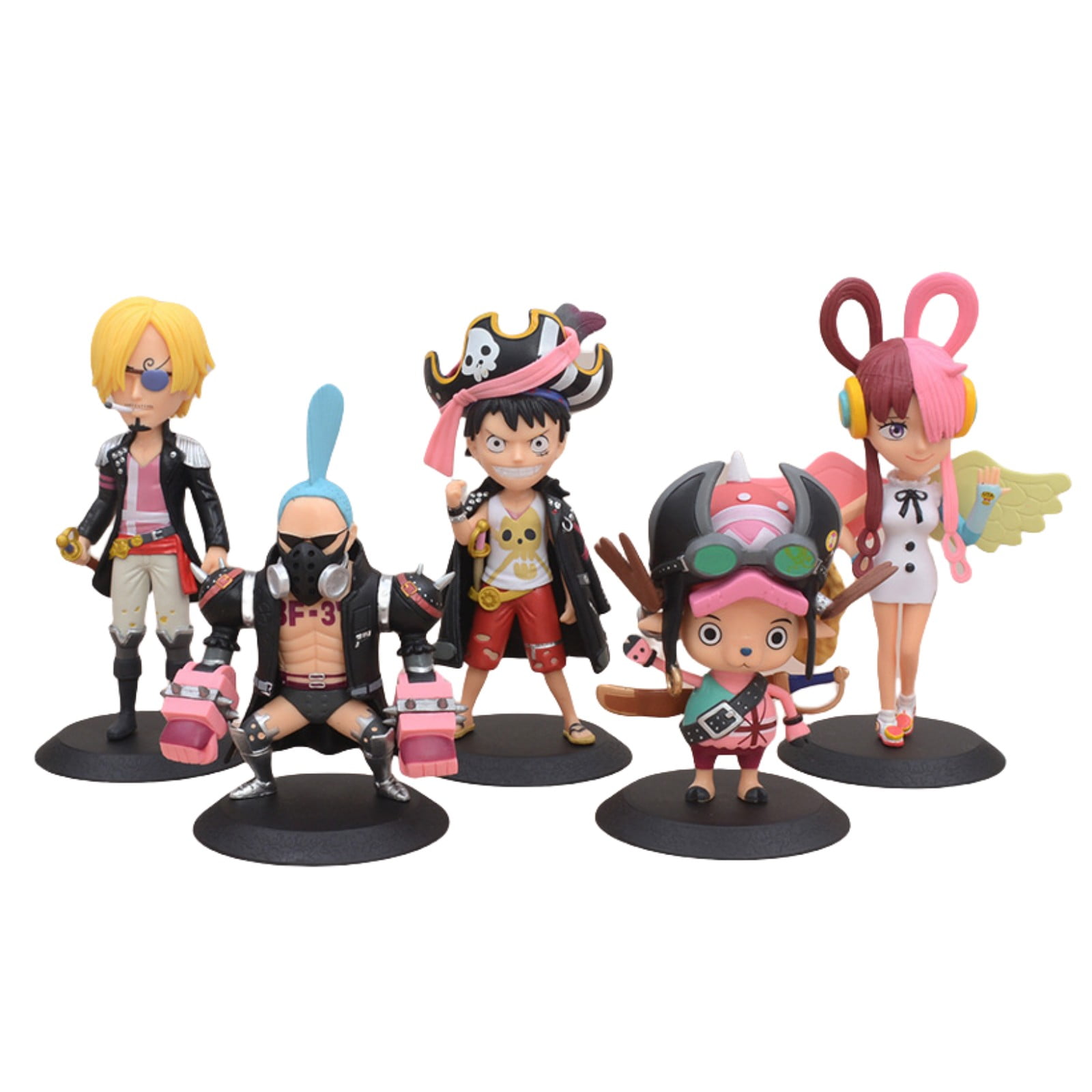Njube Toy Model Figure Luffy And So On Figure （5PCS） PVC Anime Toy ...