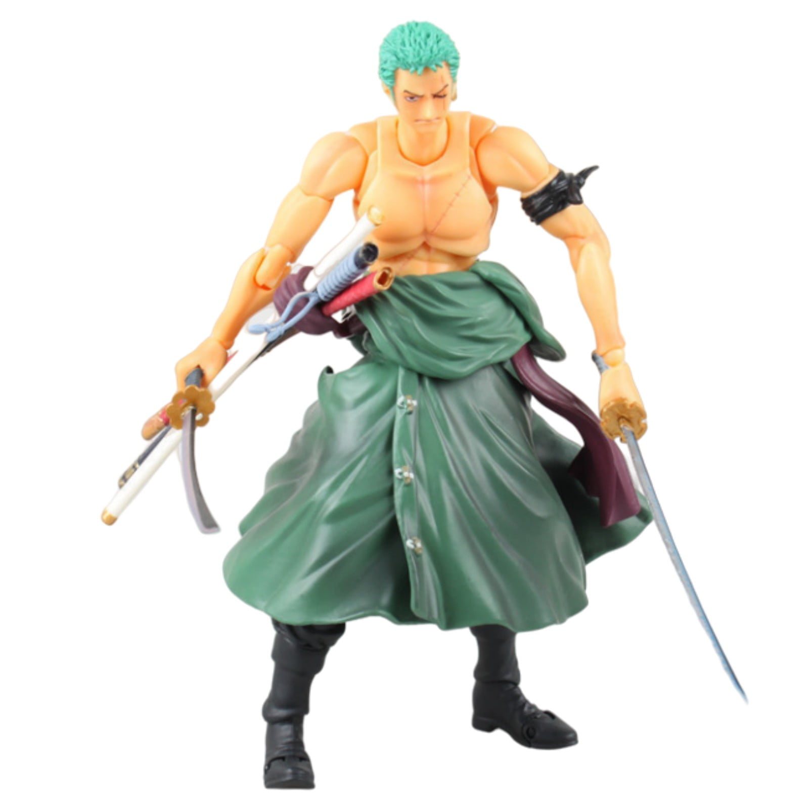 Njube Toy Model Figure Movability Roronoa Zoro Figure PVC Anime Toy ...