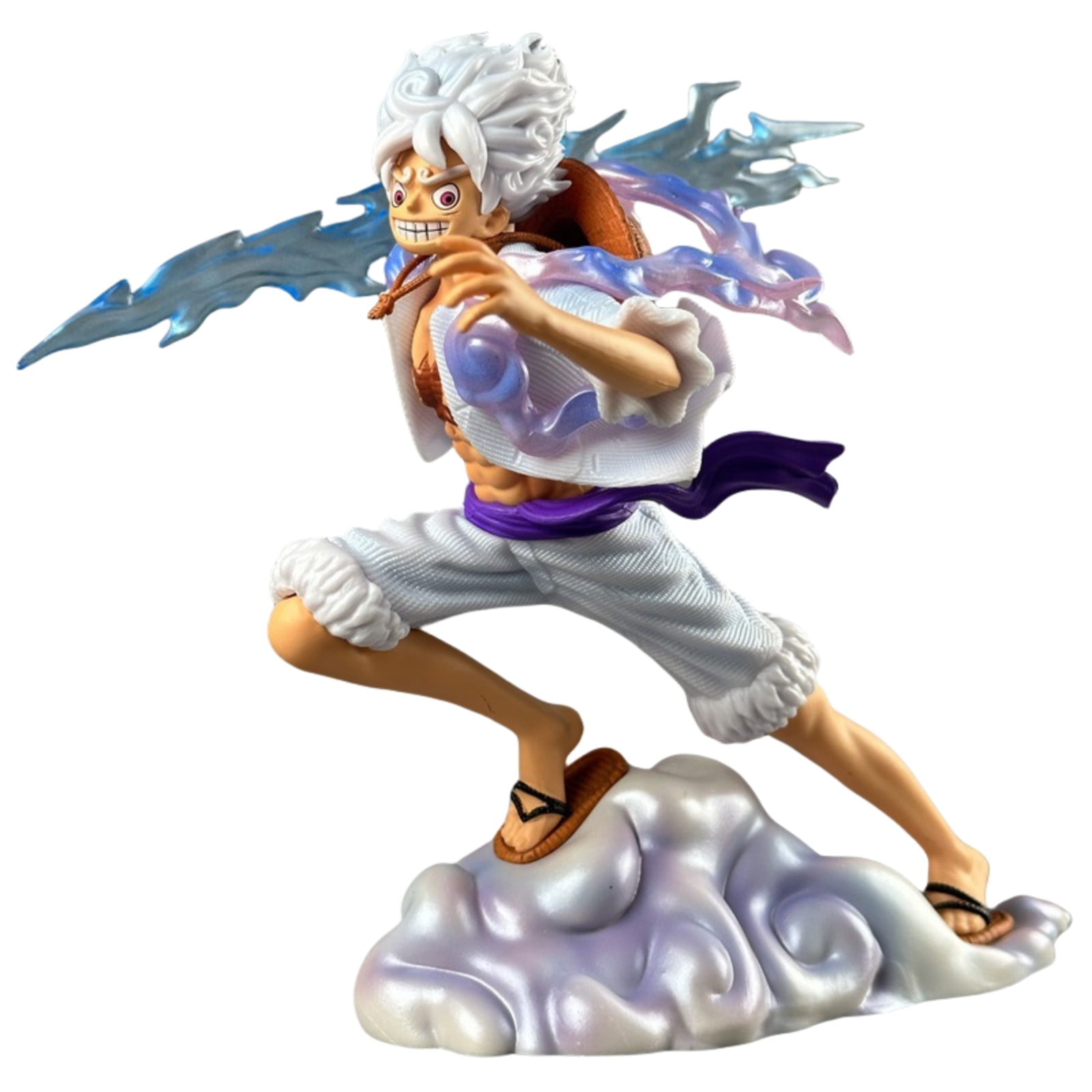 Njube Toy Model Figure Tread Clouds Luffy Figure PVC Anime Toy Model ...