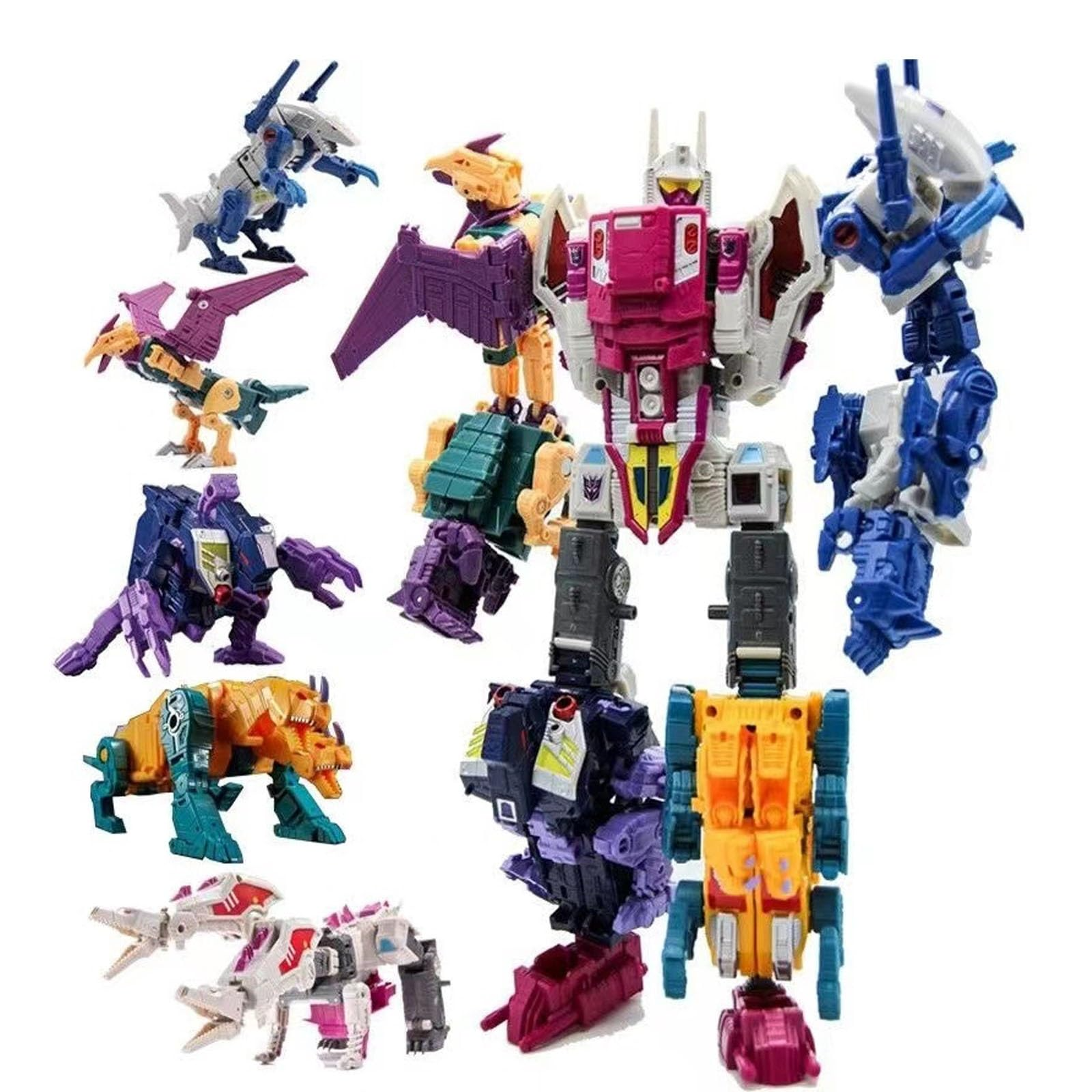 Njube Transformer Toy 5in1 Abominus Decepticon Terrorcons Member Action ...
