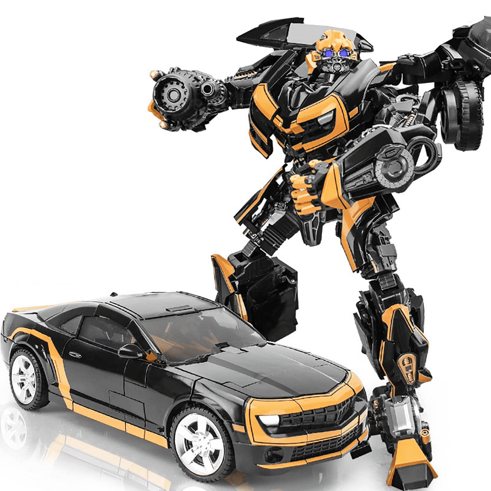 Njube Transformer Toy Bumblebee Leader Class Third Party Action Figure ...