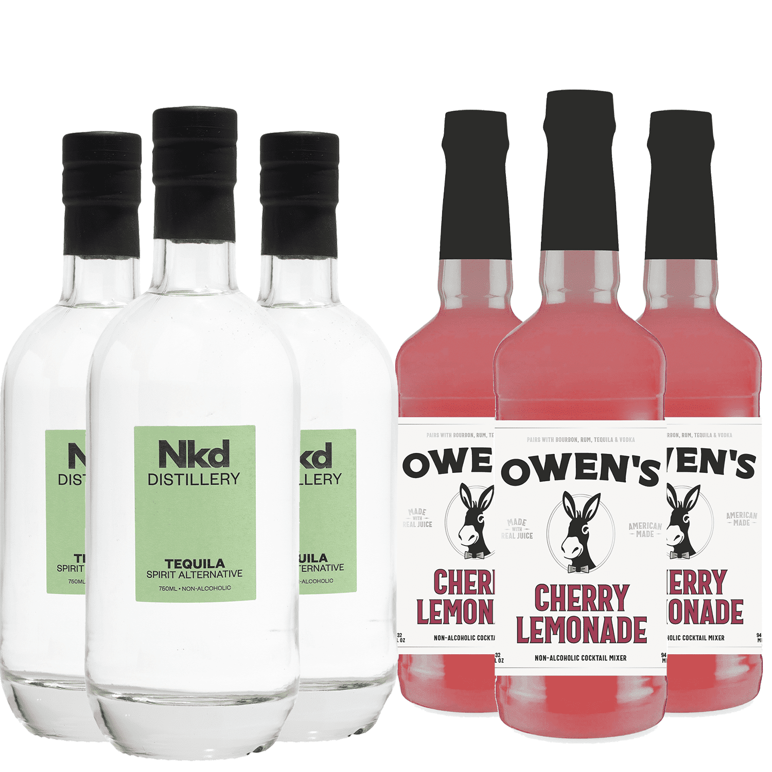 Nkd Distillery Tequila 3 Pack Alternative Premium Non-Alcoholic Spirit ...