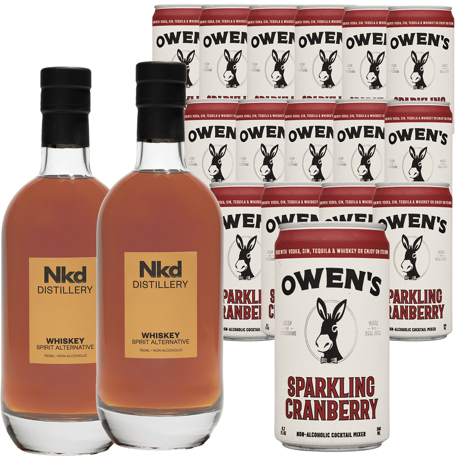 Nkd Distillery Whiskey Alternative Premium Non-Alcoholic Spirit 750 ML ...