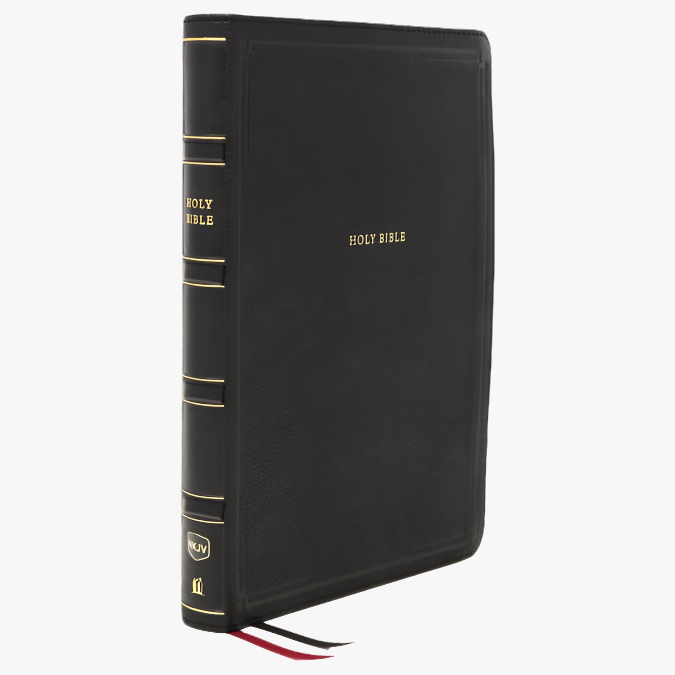 Nkjv, Deluxe End-Of-Verse Reference Bible, Personal Size Large Print, Leathersoft, Black, Red ...