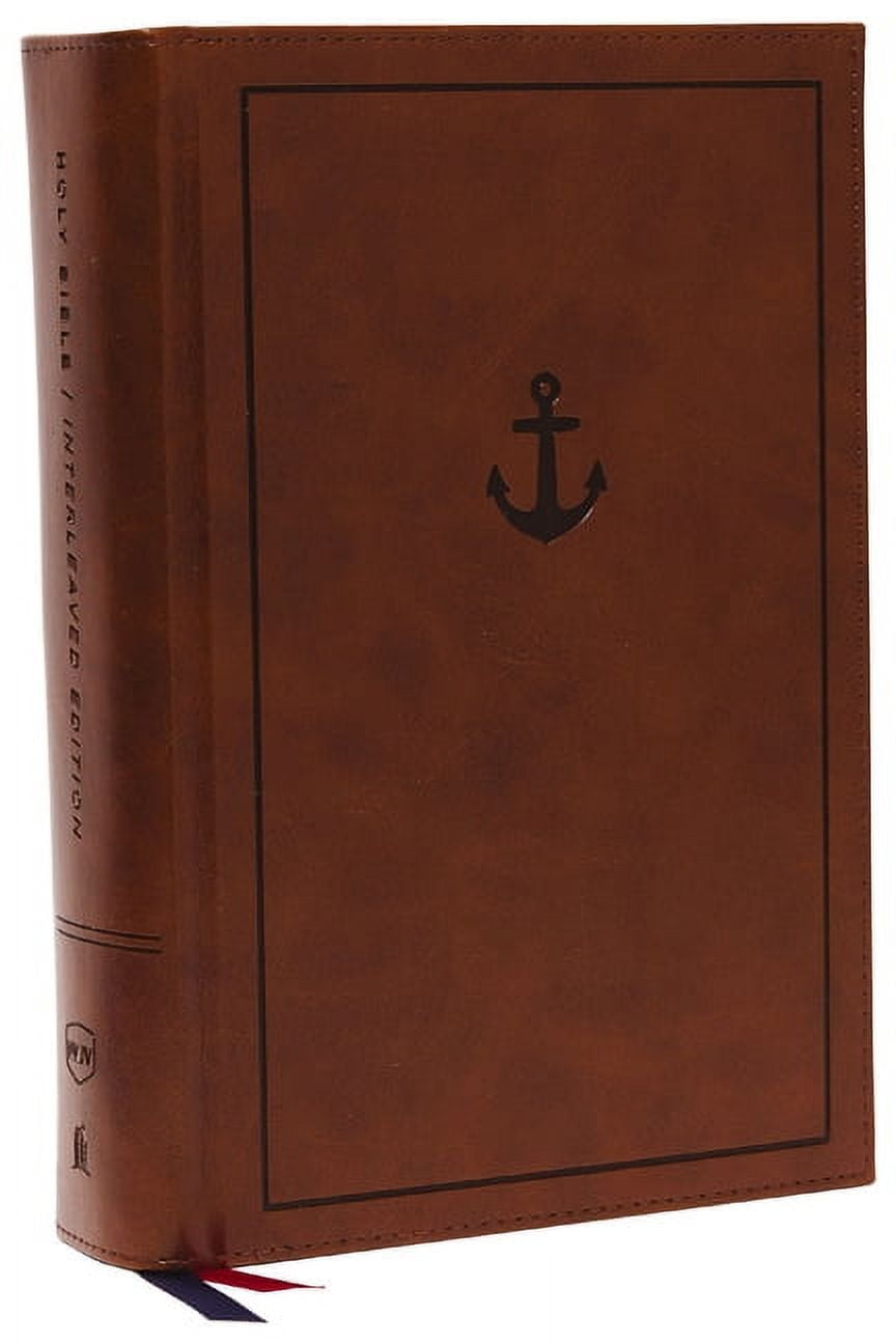 Nkjv, Interleaved Bible, Journal Edition, Leathersoft Over Board, Brown ...