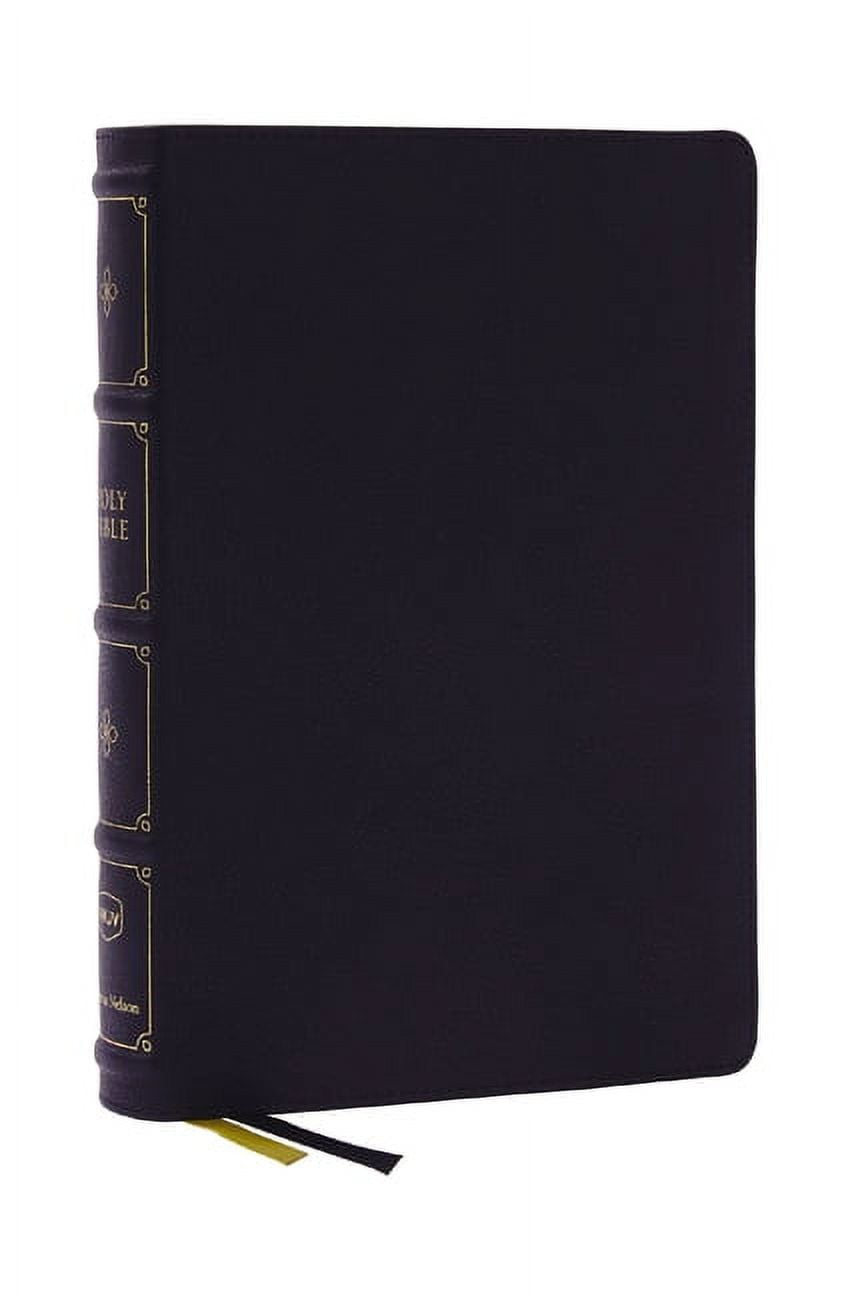 Nkjv, Large Print Thinline Reference Bible, Blue Letter, MacLaren Series, Leathersoft, Black ...