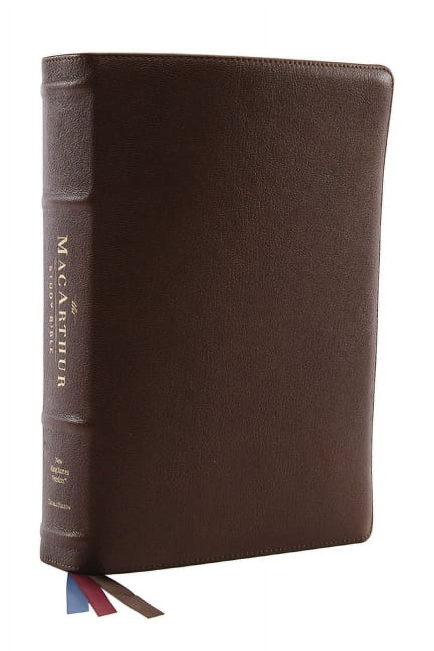 Nkjv, MacArthur Study Bible, 2nd Edition, Premium Goatskin Leather ...