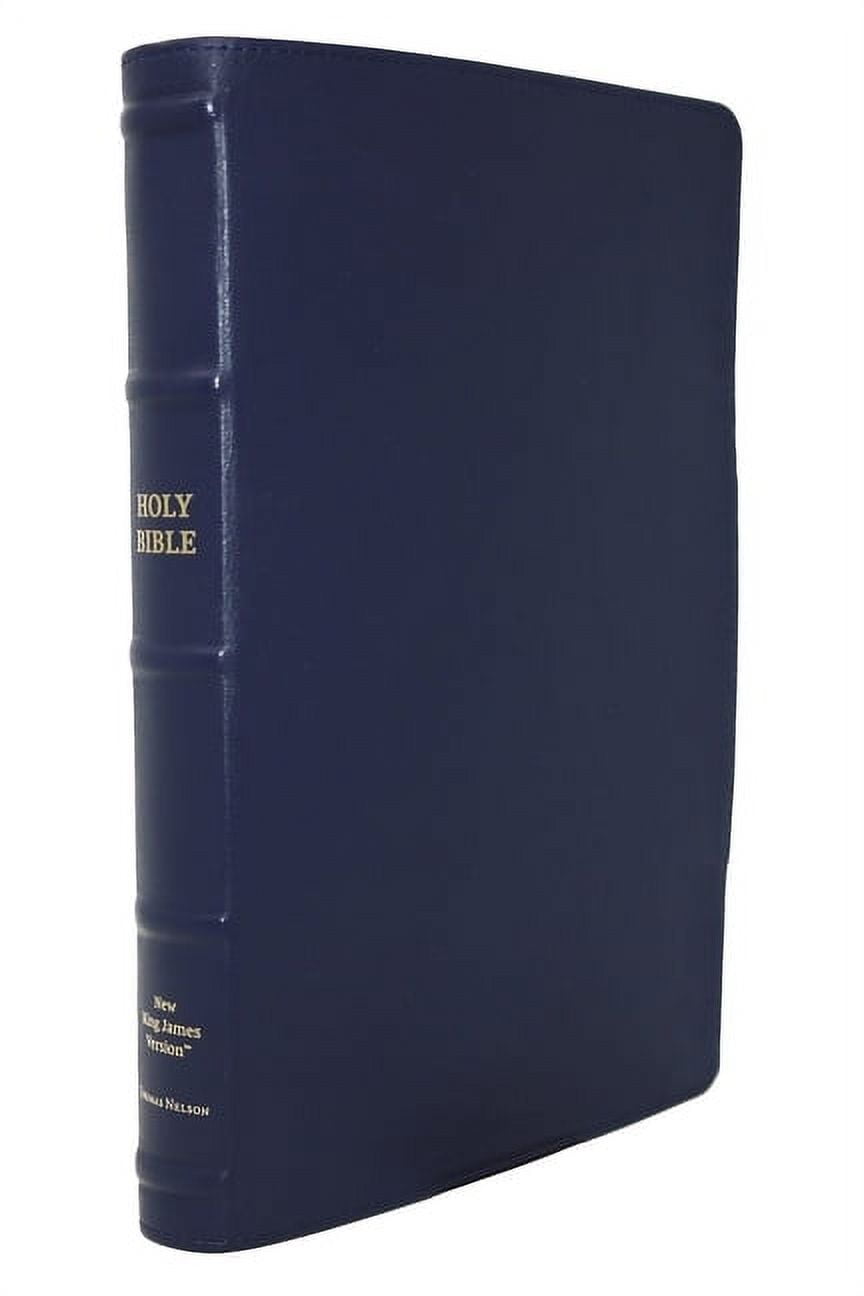Nkjv, Thinline Reference Bible, Large Print, Premium Goatskin Leather ...
