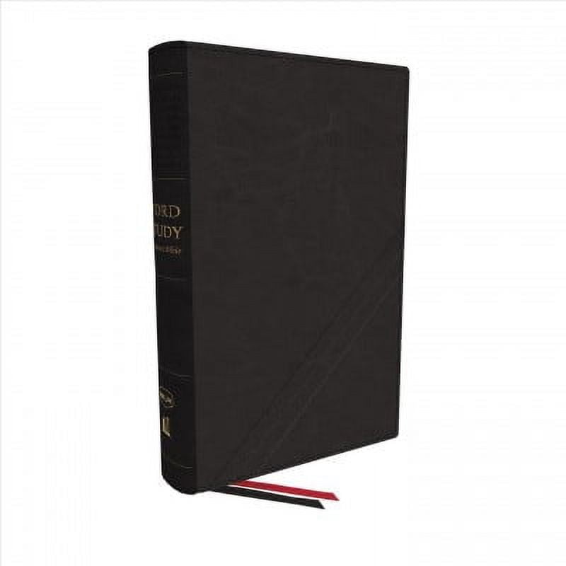Nkjv, Word Study Reference Bible, Bonded Leather, Black, Red Letter ...