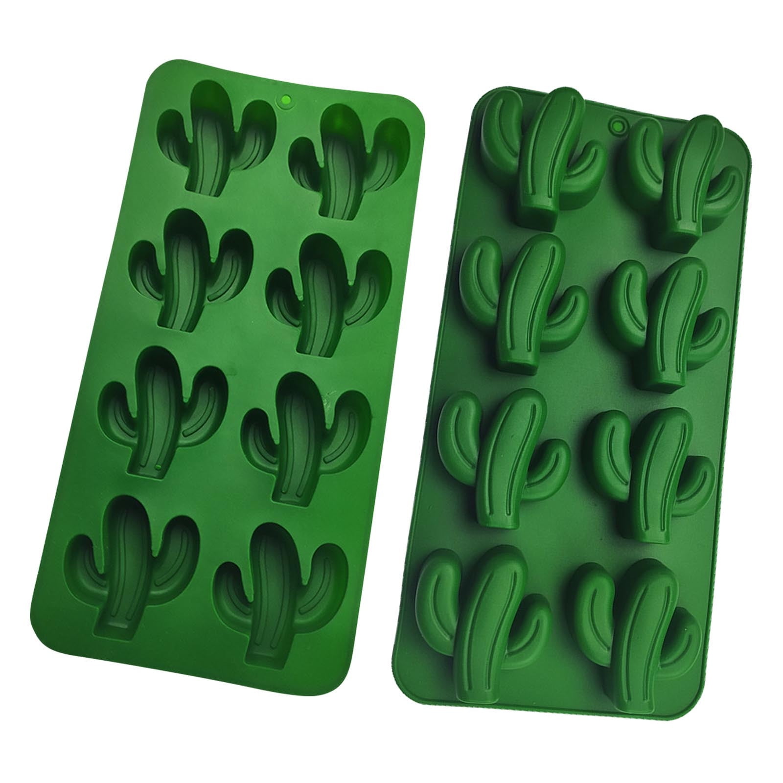 Nkmbld Baking Molds 8-cactus Fondant Cake Diy Chocolate Baking Molds ...