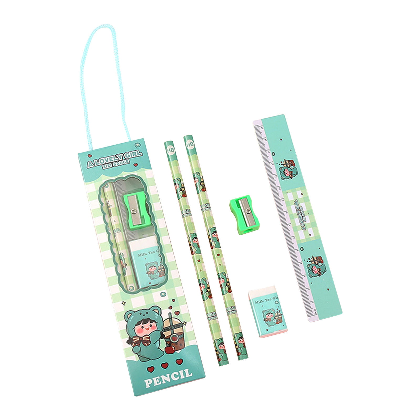 Nkmbld Bulk Pens Pencil Set Stationery Five Piece Set Kindergarten ...