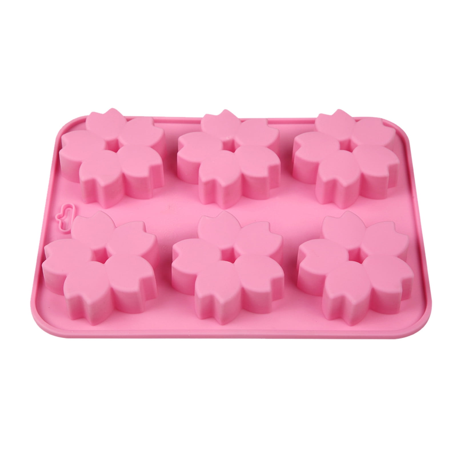 Nkmbld Candy Molds 6 Flower Cake Molds Soap Candle Flower Chocolate ...