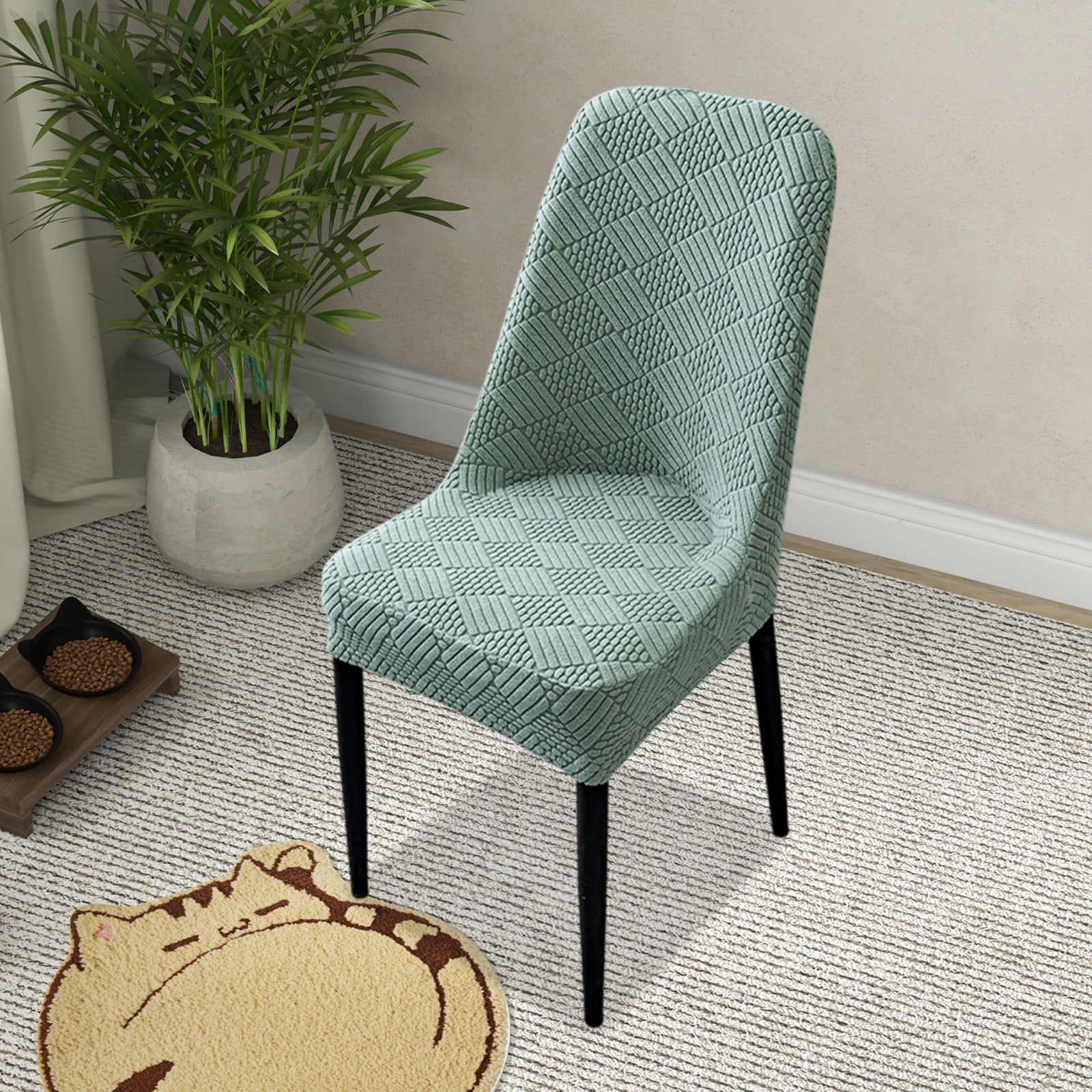 Nkmbld Chair Covers for Living Room, Removable Washable Elastic Dining ...