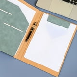 Nkmbld Colored File Folders Multi-Function Business Folder Leather ...