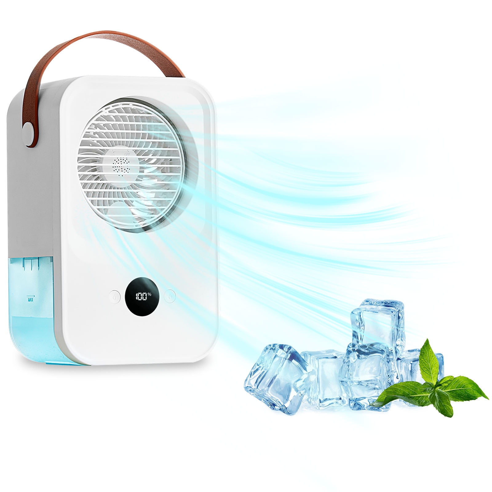 Nkmbld Fans that Blow Cold Air Water Coolingfan USB Desktop Spray Cool ...