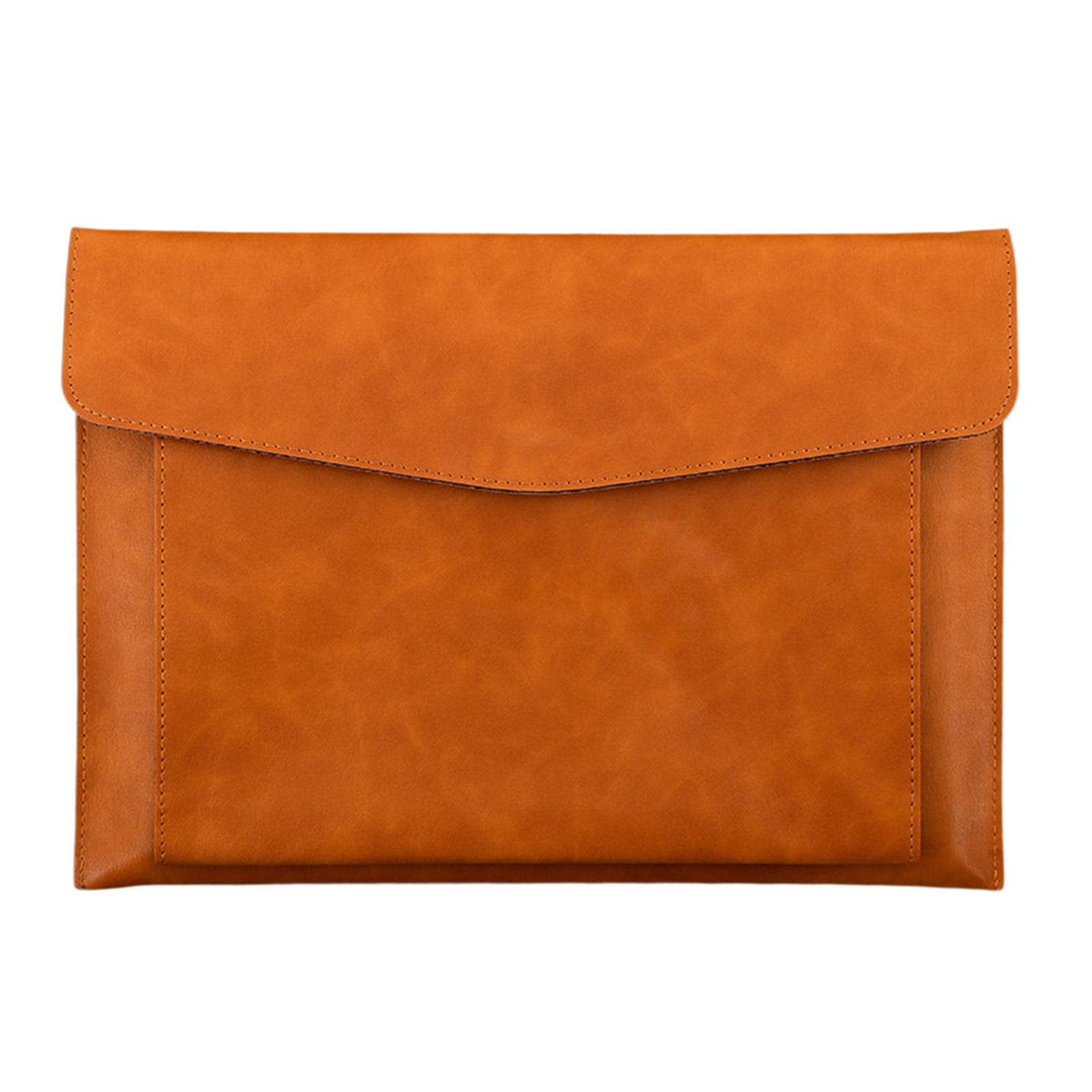 Nkmbld Folders for Documents, Magnetic Lock Leather File Bag Portable ...