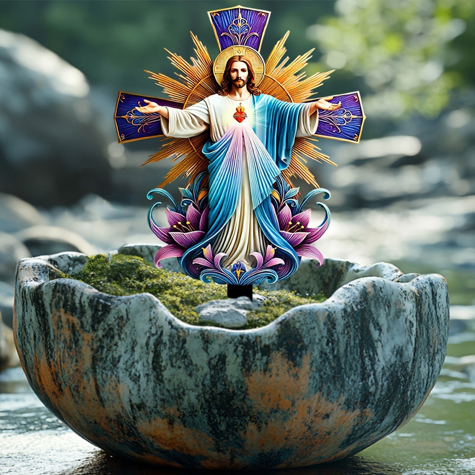 Nkmbld Garden Stake, Garden Pile Winter Garden Card Outdoor Potted ...