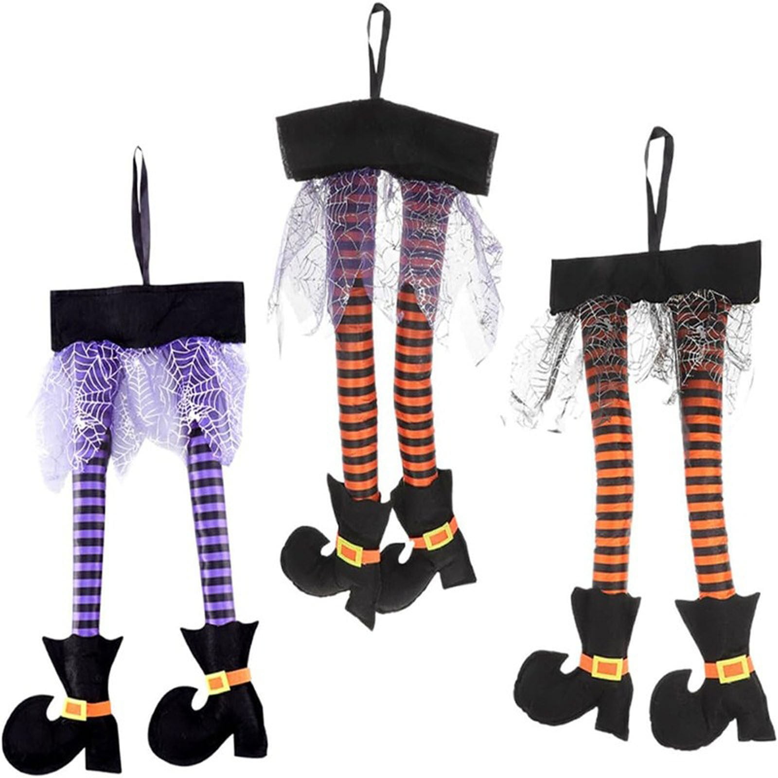 Nkmbld Halloween Witchs Legs, Wicked Witch Legs Props Plush Witch Legs ...