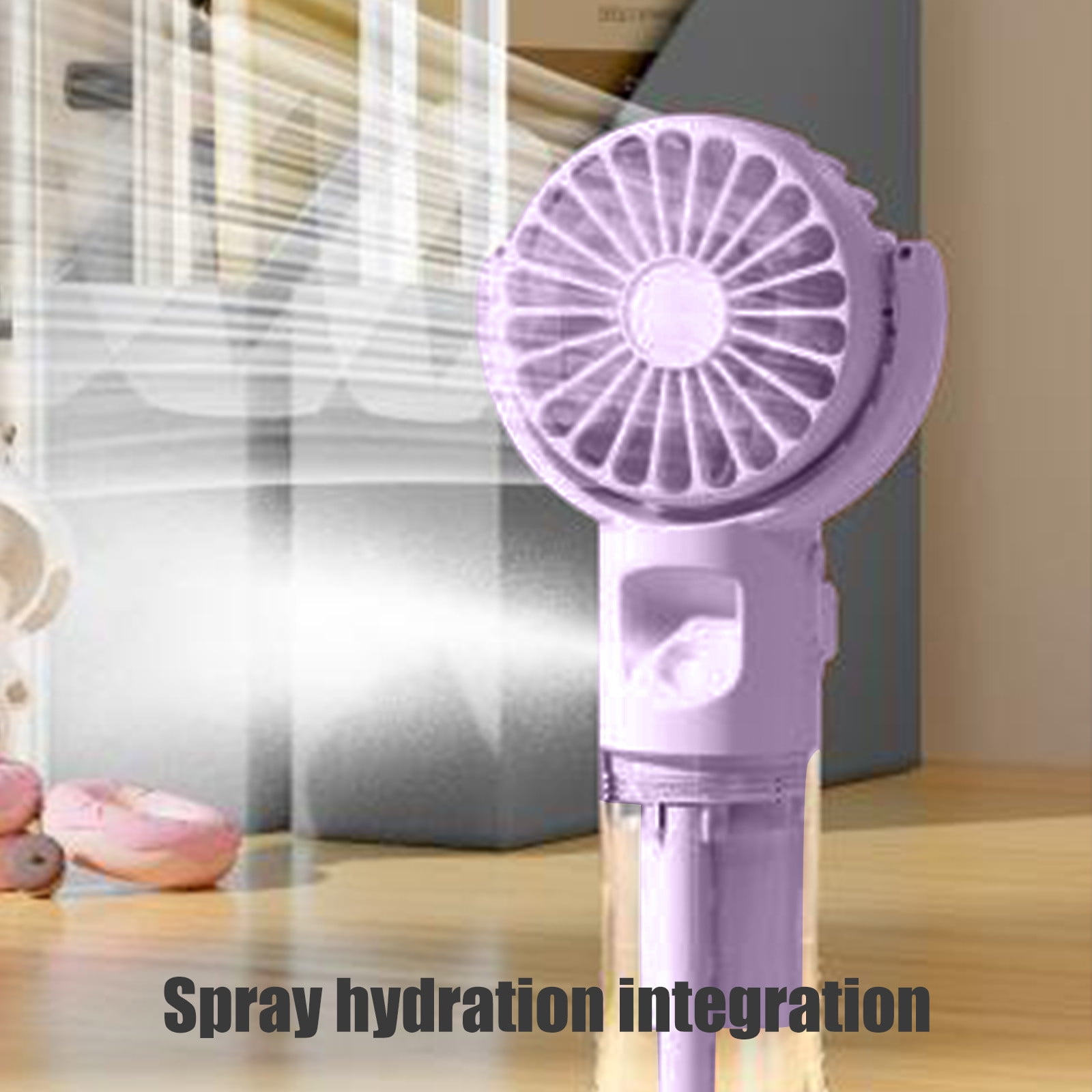 Nkmbld Handheld Misting Fan, Rechargeable Personal Mister Fan, Spray ...