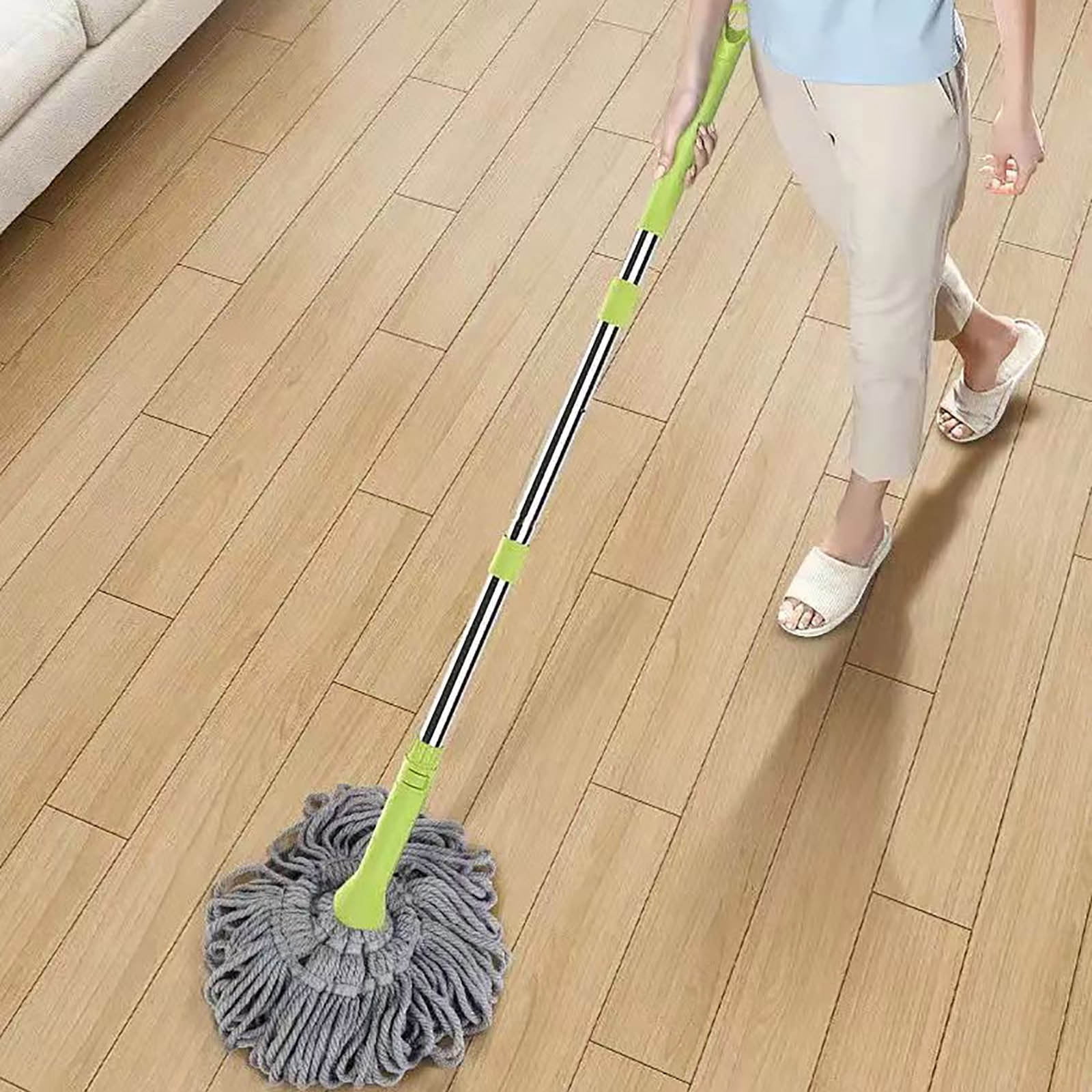 Nkmbld Highly Absorbent Mop Multifunction Dust Mop for Hardwood,Marble,Tile Floor Mopping, Green ...