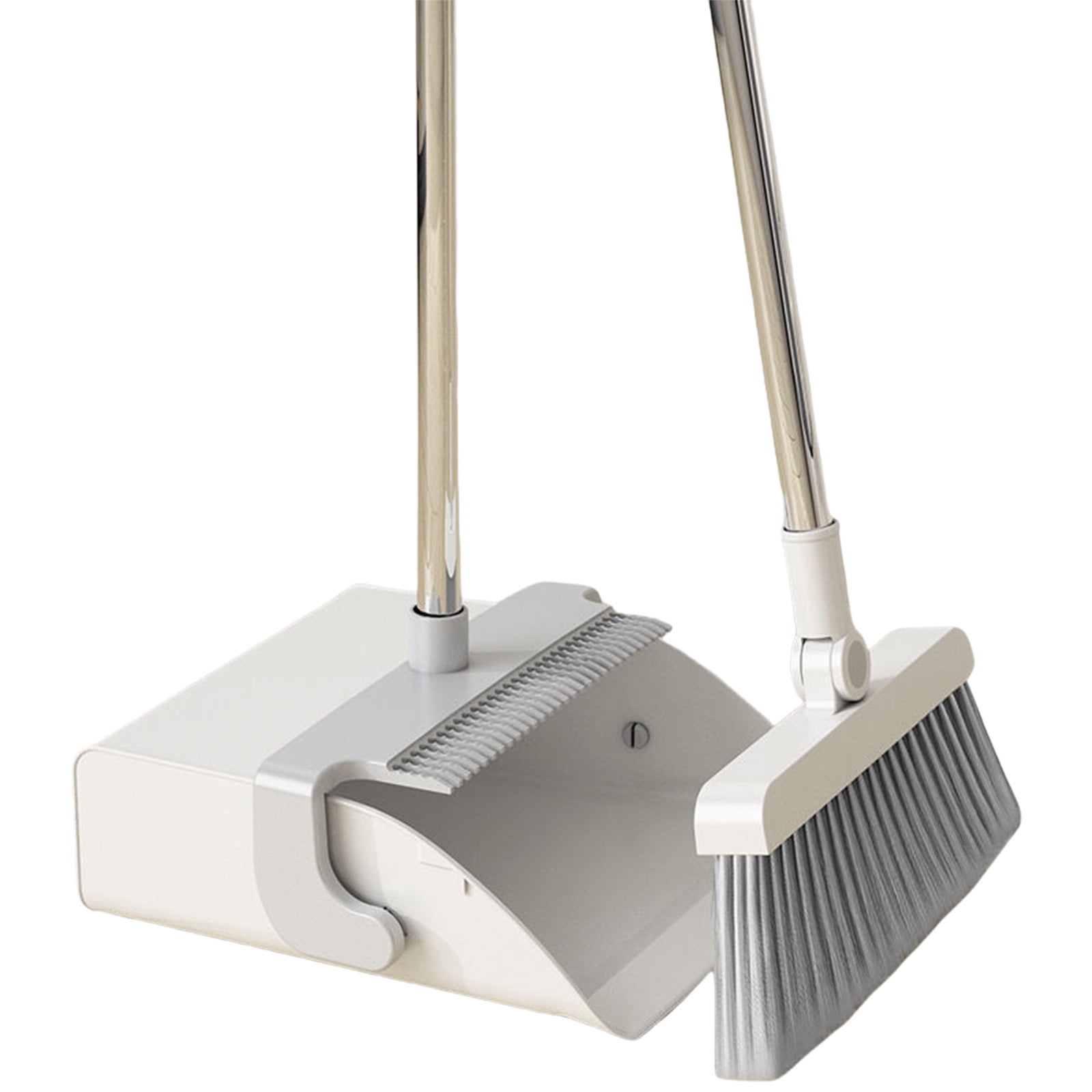 Nkmbld Kitchen Broom Folding Broom Dustpan Set Home with Comb Teeth ...