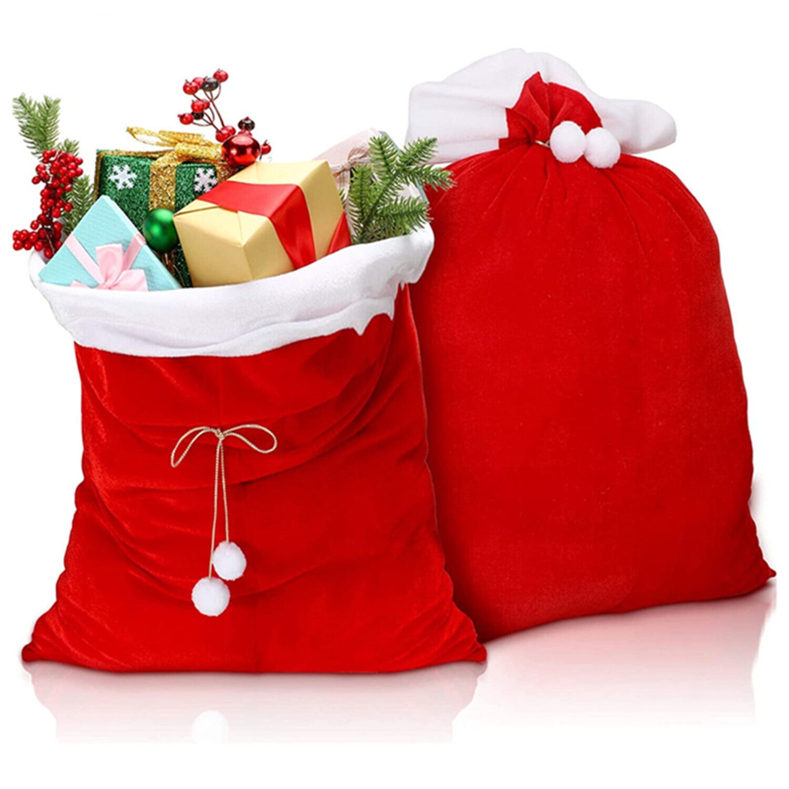 Nkmbld Large Christmas Gift Bags, Christmas Decorative Articles Golden ...