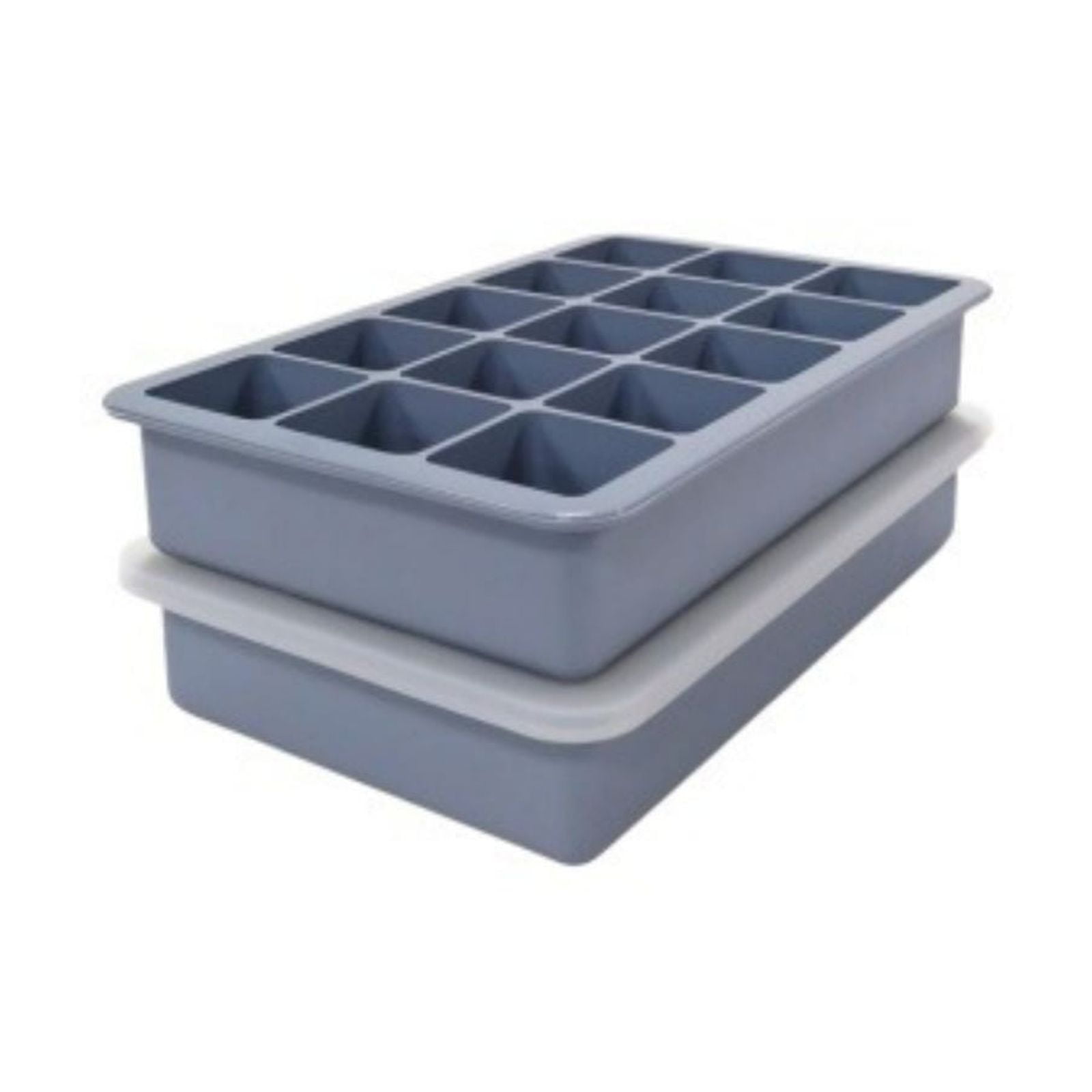 Nkmbld Large Silicone Ice Tray Molds for Freezer Ice Cubes Tray ...