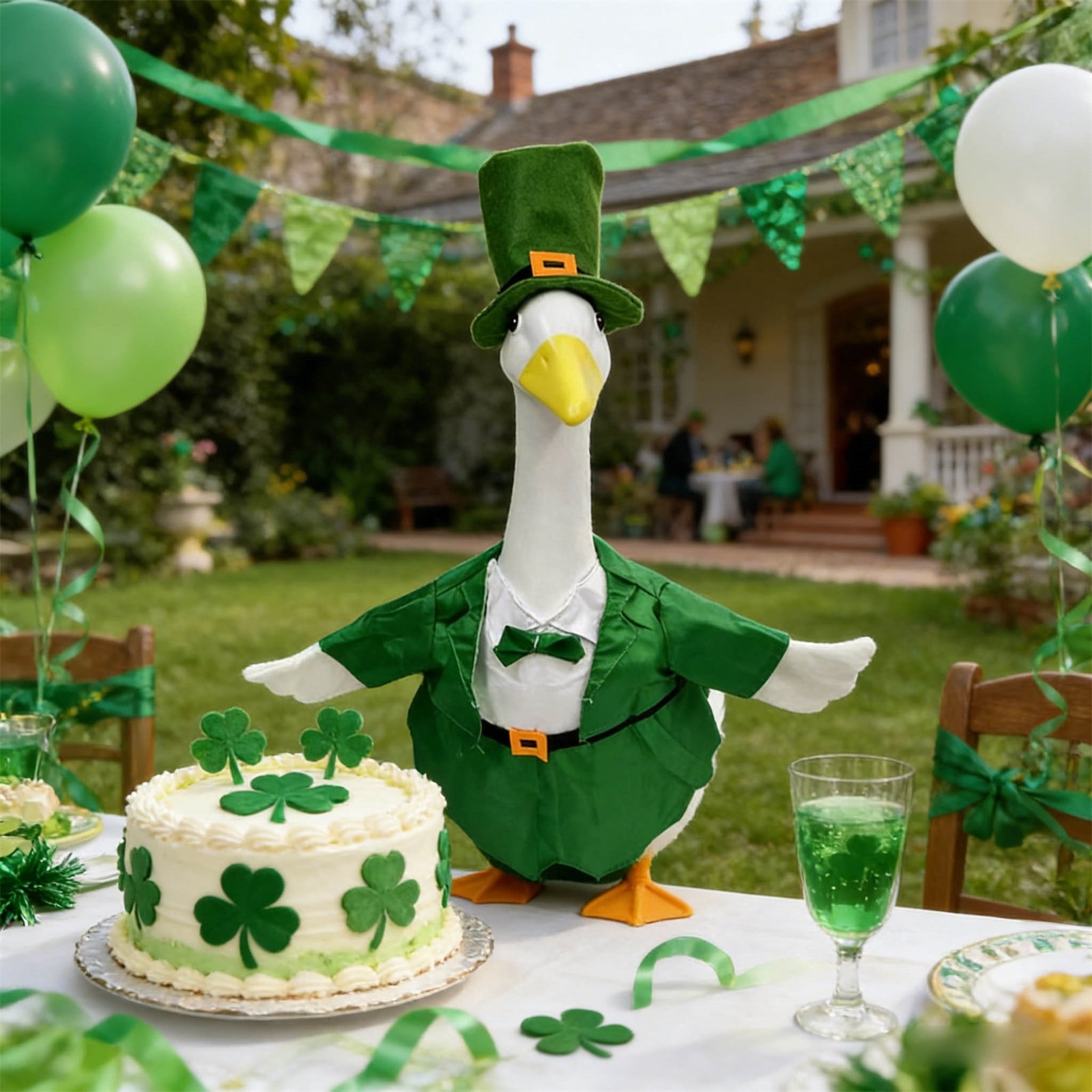 Nkmbld Porch Goose Outfits Porch Goosees Dress Suit White Goosees Yard ...