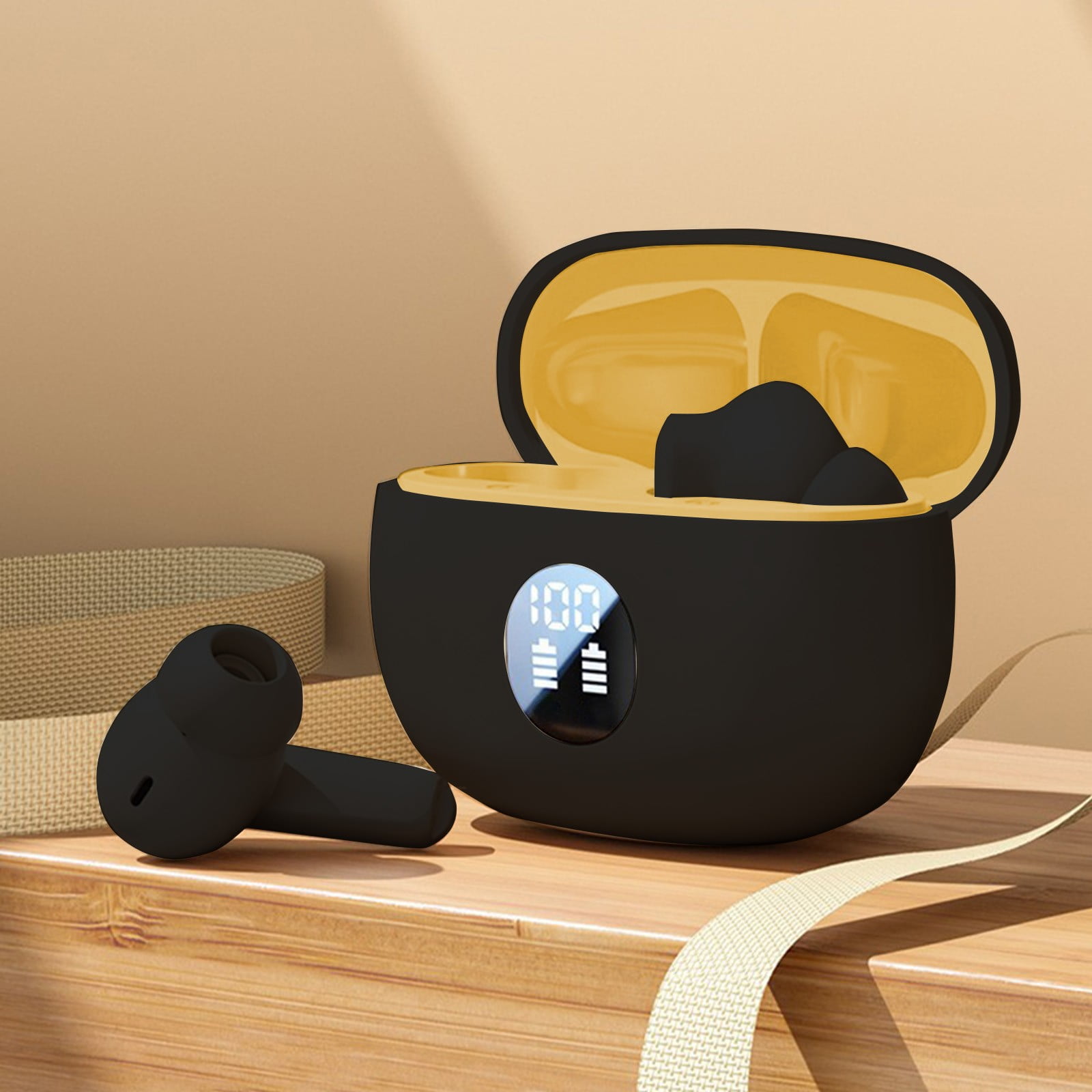 Nkmbld Portable Bluetooth Headphones Bluetooth 5.3 in Ear-Weight ...