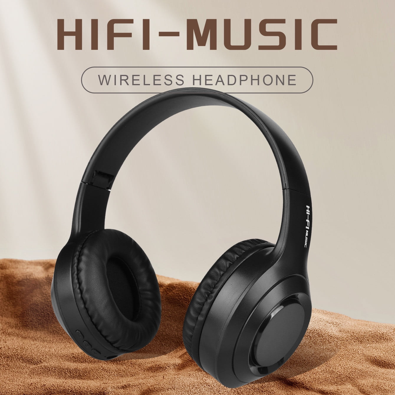 Nkmbld Portable Bluetooth Headphones Over-Ear Bluetooth Headphones ...