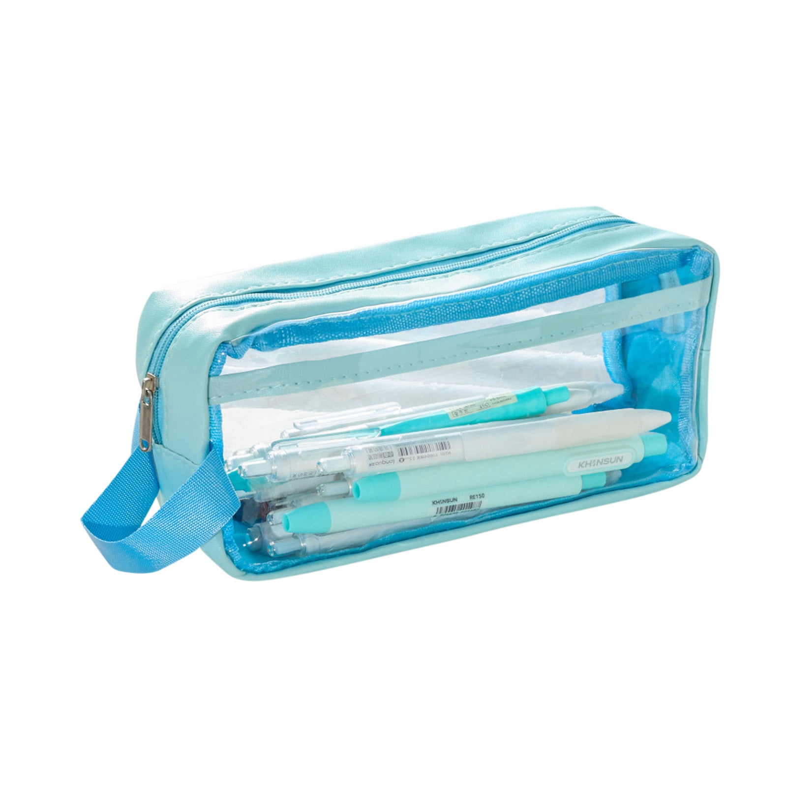 Nkmbld Office Supplies Transparent Large Capacity Visible Pencil Case ...