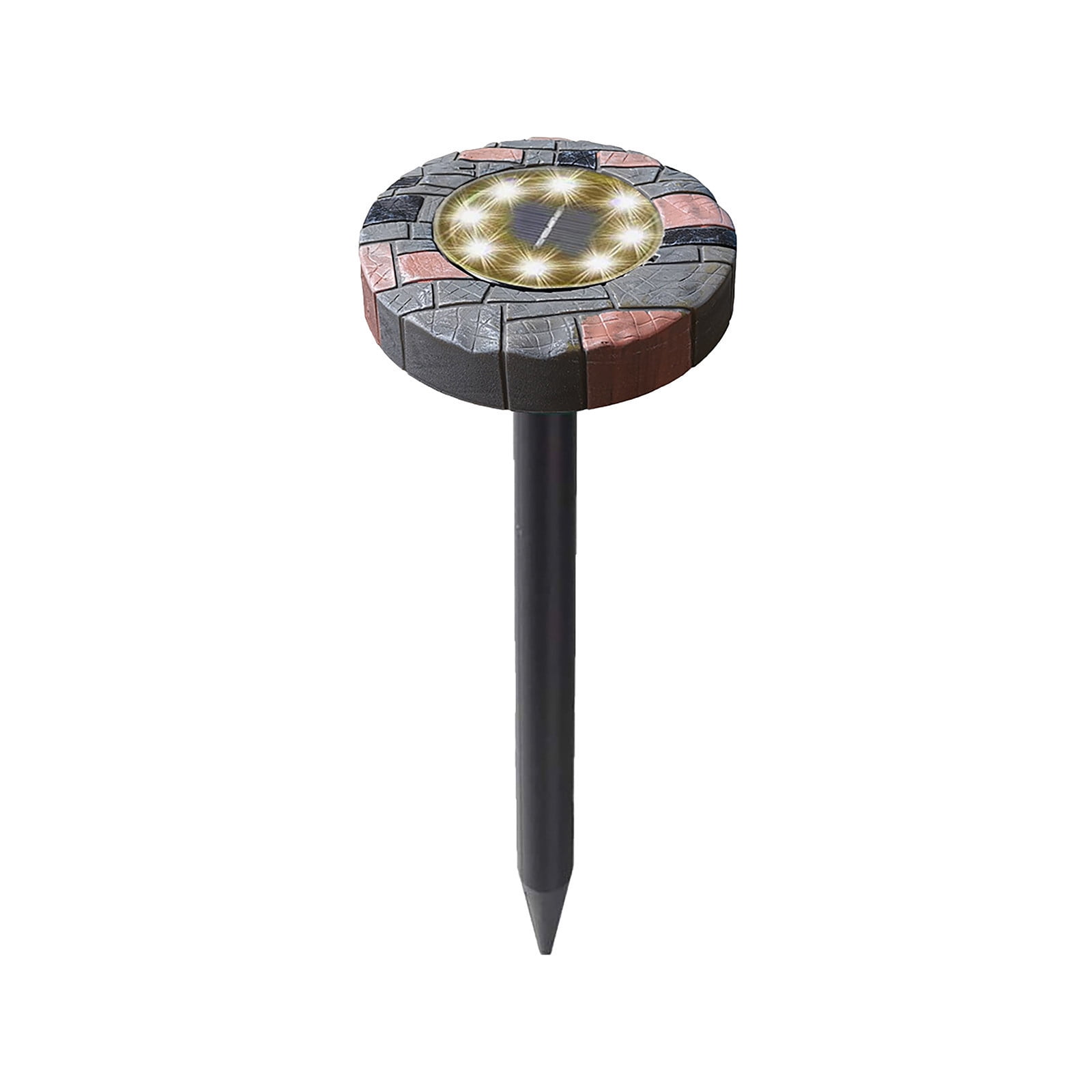 Nkmbld Solar Lights Outdoor Waterproof Imitation Stone Solar Powered ...