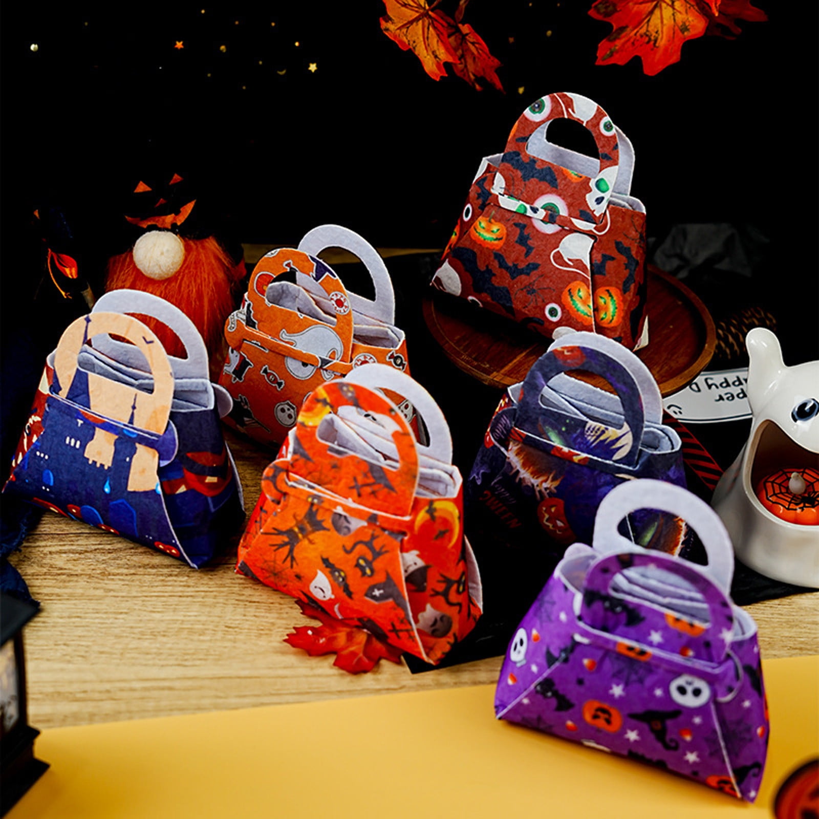 Nkmbld Trick or Treat Bucket for Halloween Holiday Party Decoration ...