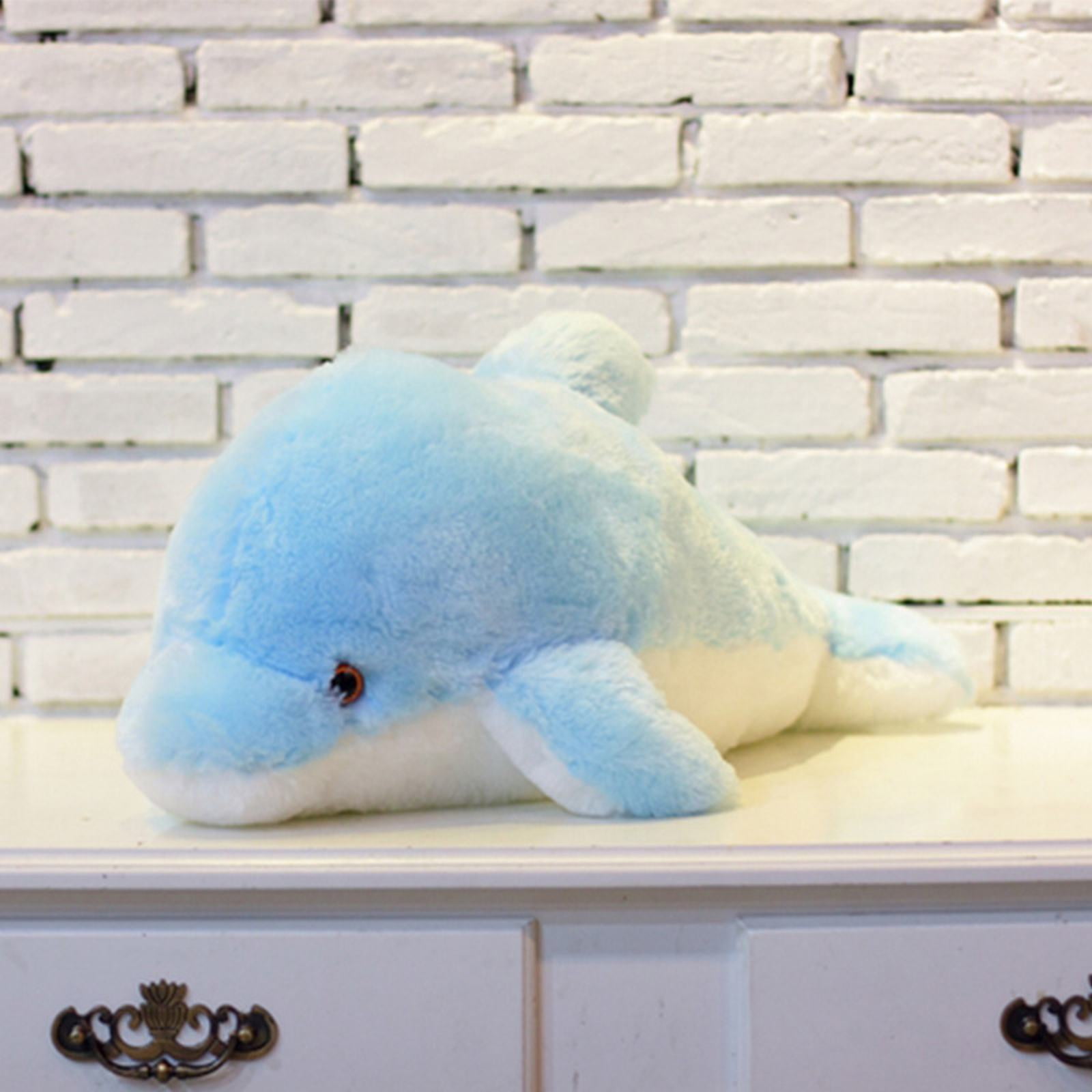 Nkollvrt 4Th of July Dolphin Inductive Plush Toy Lights Up To Accompany ...