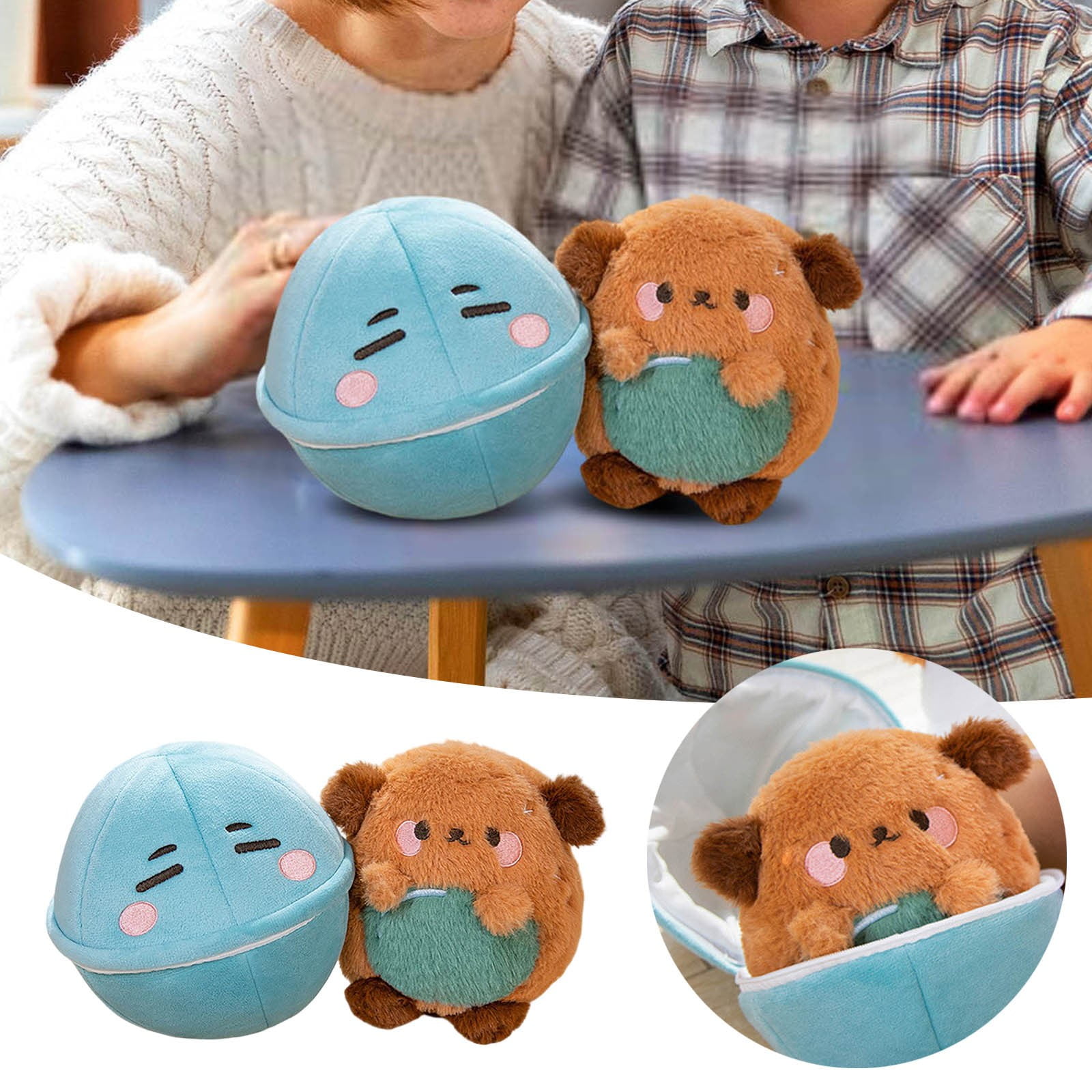 Nkollvrt 4Th of July Eggshell Puppy Doll Soft Stuffed Animal Toy for ...