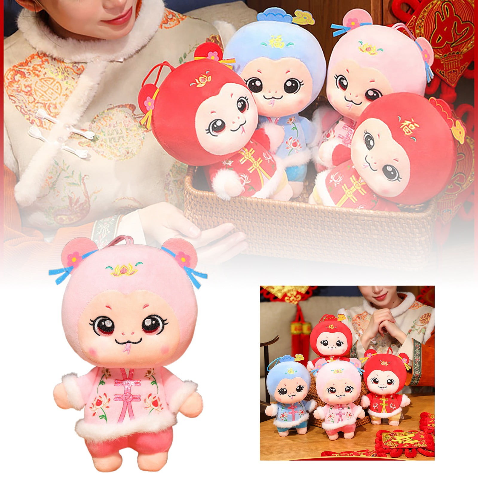 Nkollvrt 4Th of July Year of the Mascot Doll Toy Zodiac Doll Activity ...
