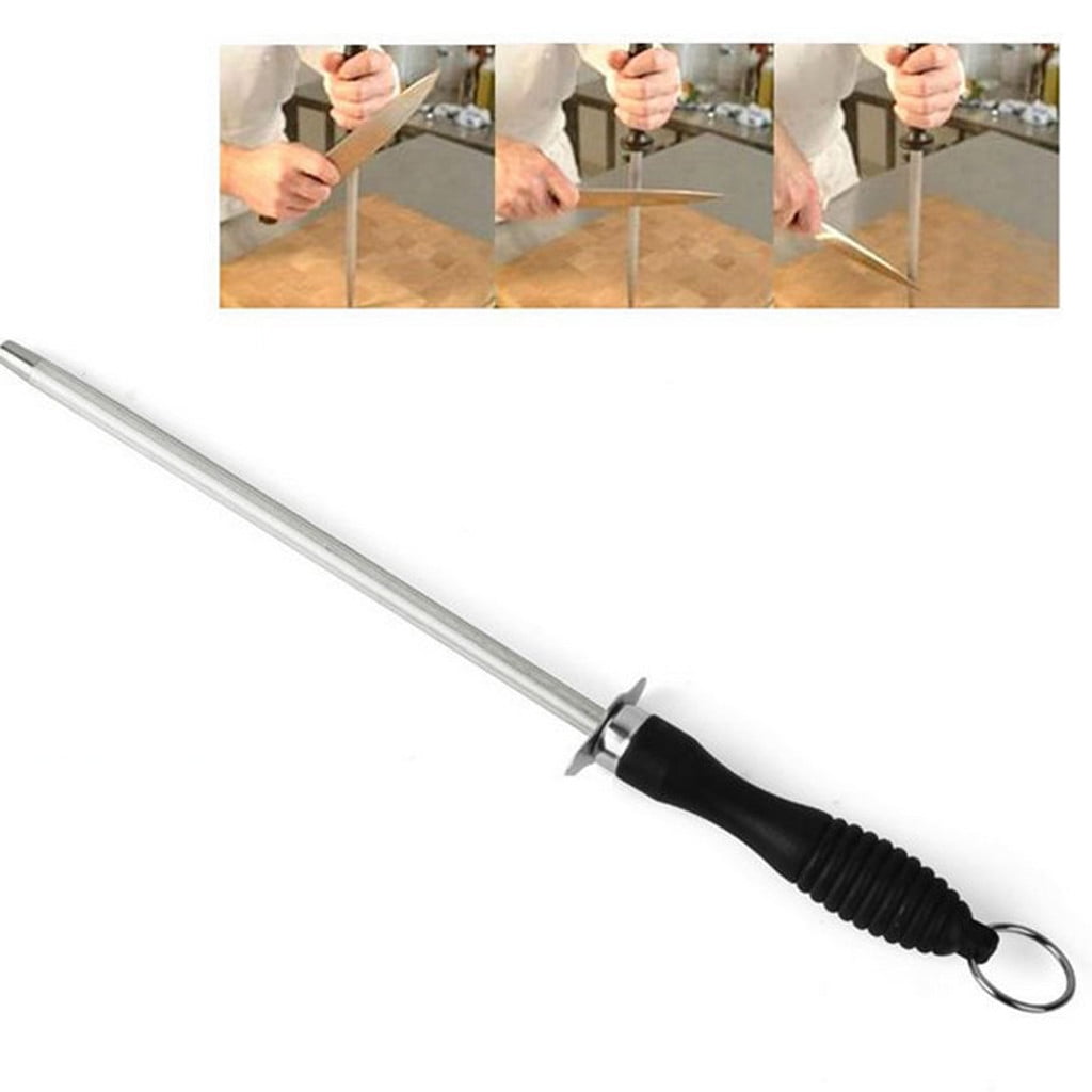 Nksudet 10-Inch Kitchen Knife Sharpener with Comfort-Grip Handle ...